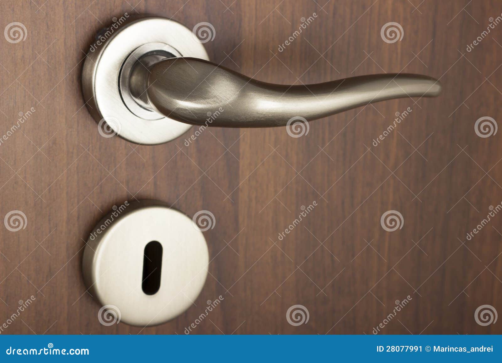 Door knob stock image. Image of chrome, home, nickle - 28077991