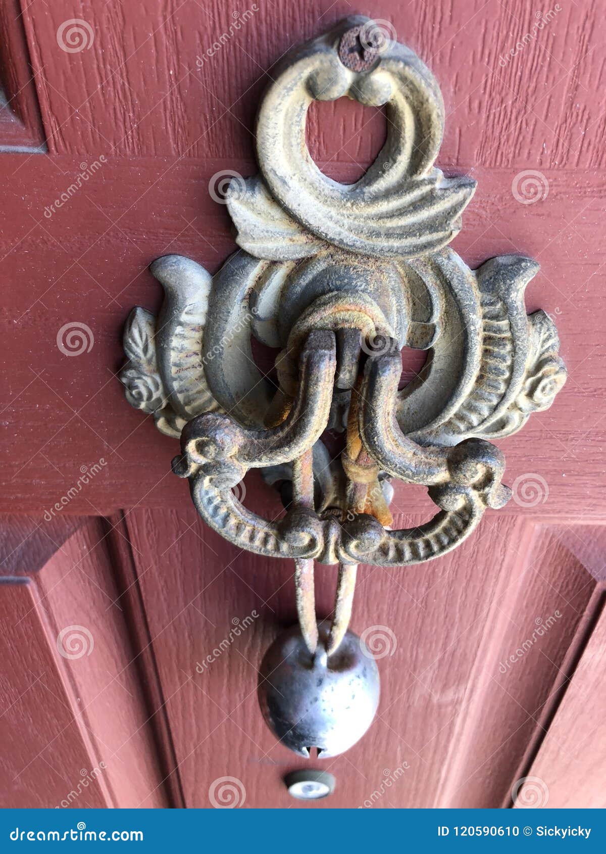 Door knocker stock photo. Image of classic, door, knocker - 120590610
