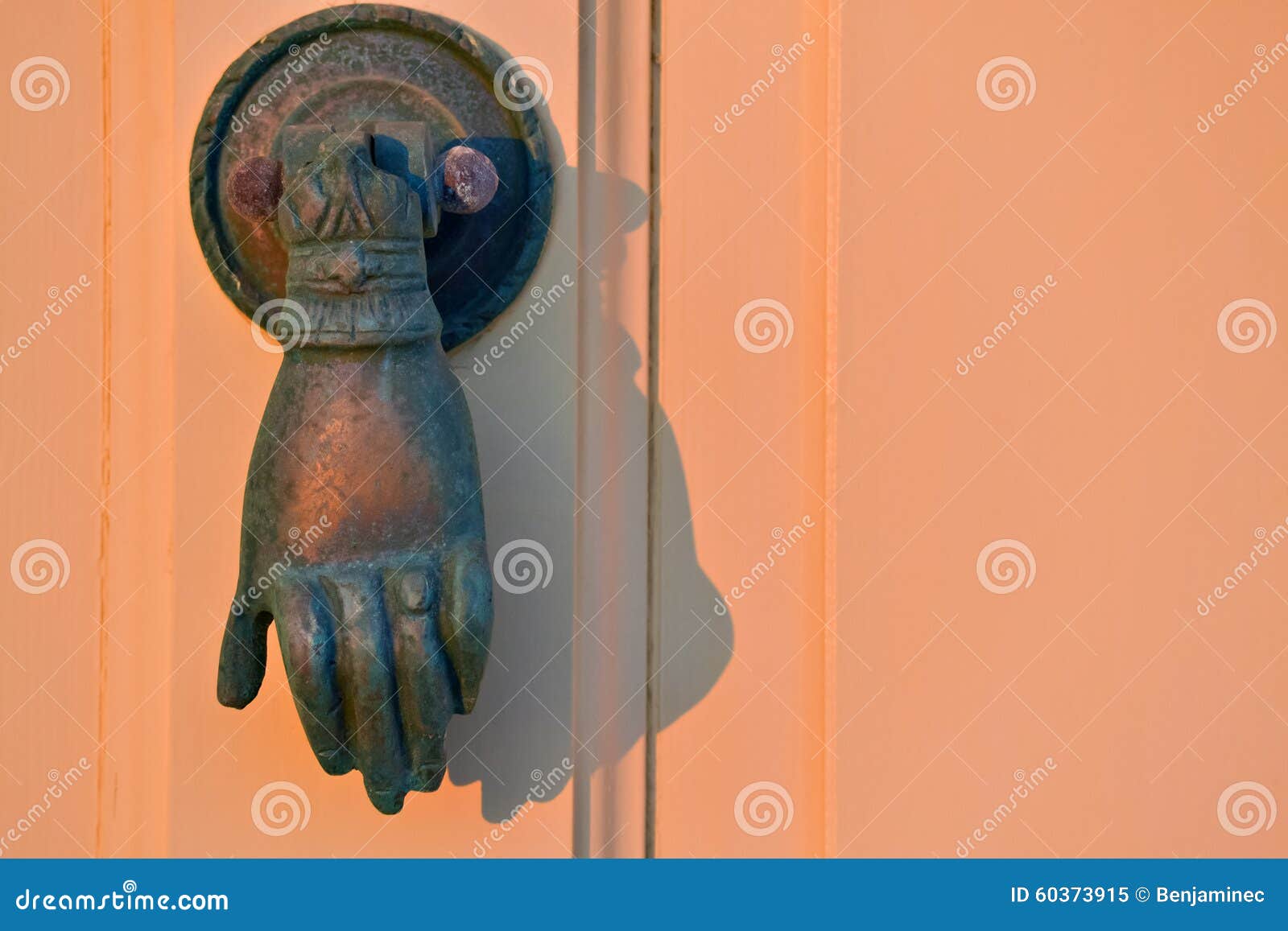 Door knocker stock image. Image of traditional, style - 60373915