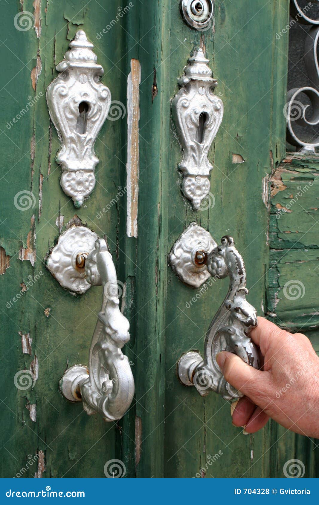 Door knocking 2 stock photo. Image of hands, exit, peeling - 704328
