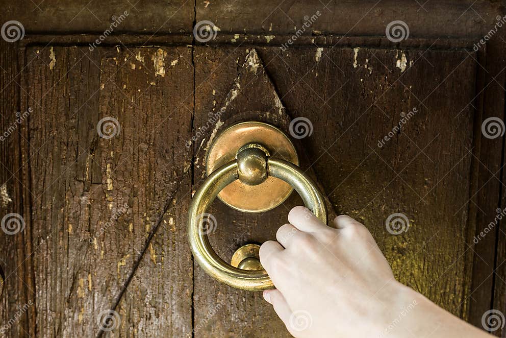 Door knocking stock image. Image of entering, caucasian - 48249369