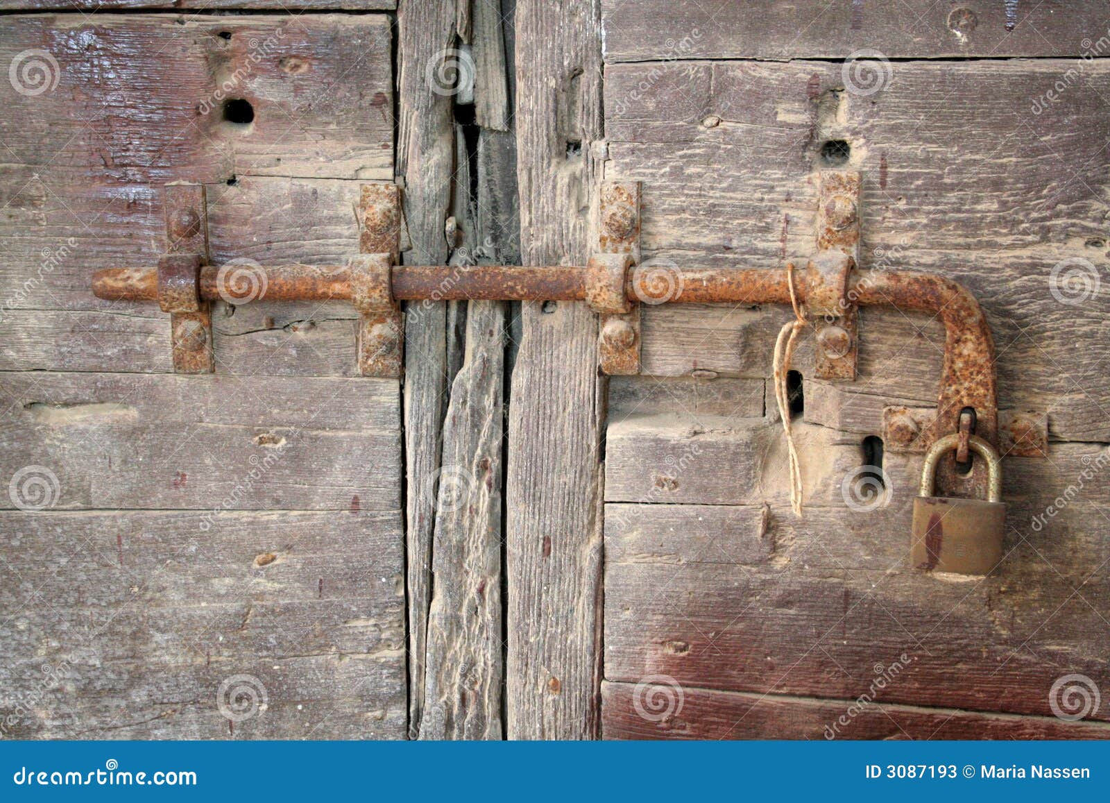 Door lock stock image. Image of nostalgic, antique, iron - 3087193