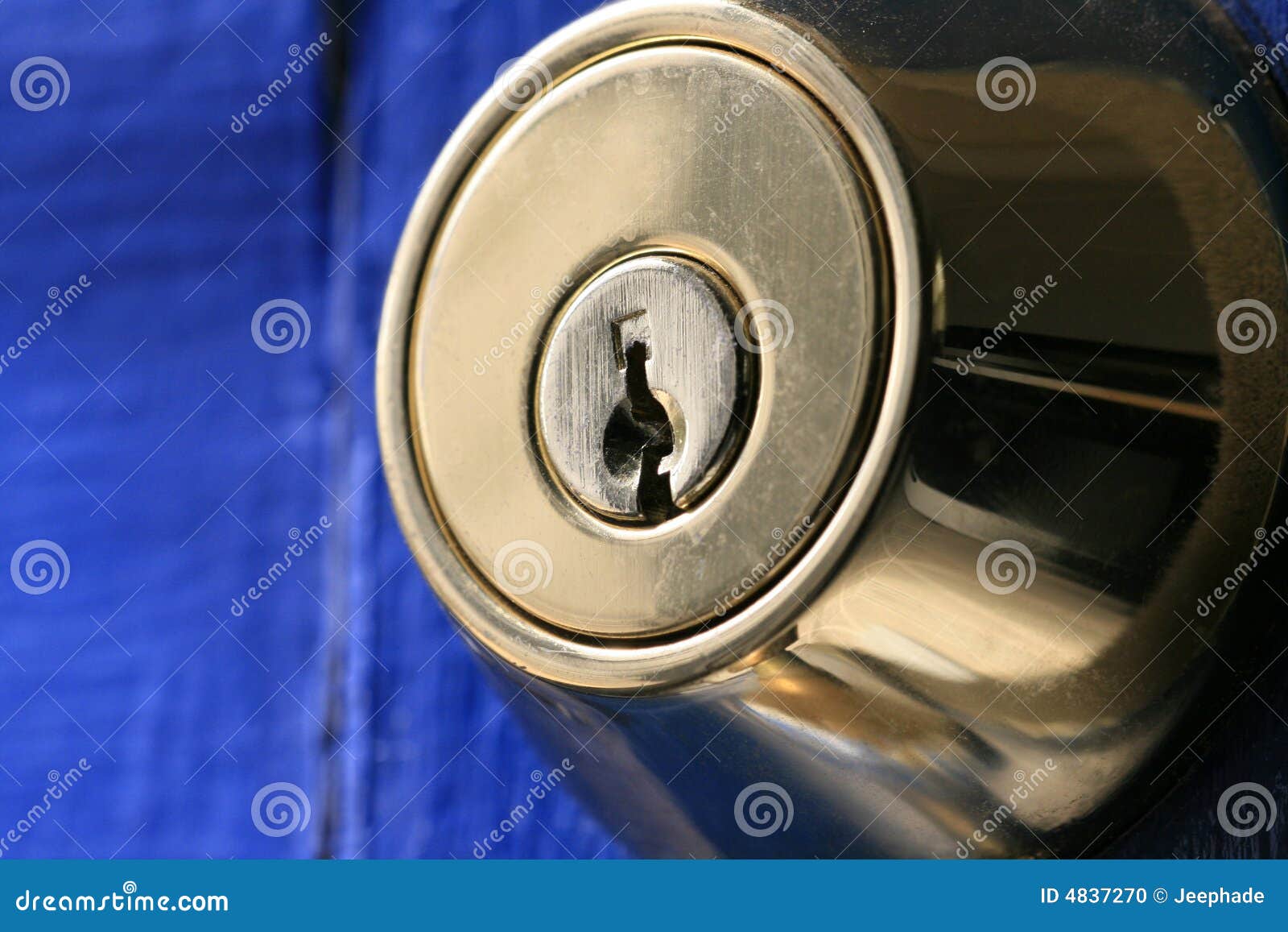 Door lock stock photo. Image of secure, lock, indoors - 4837270