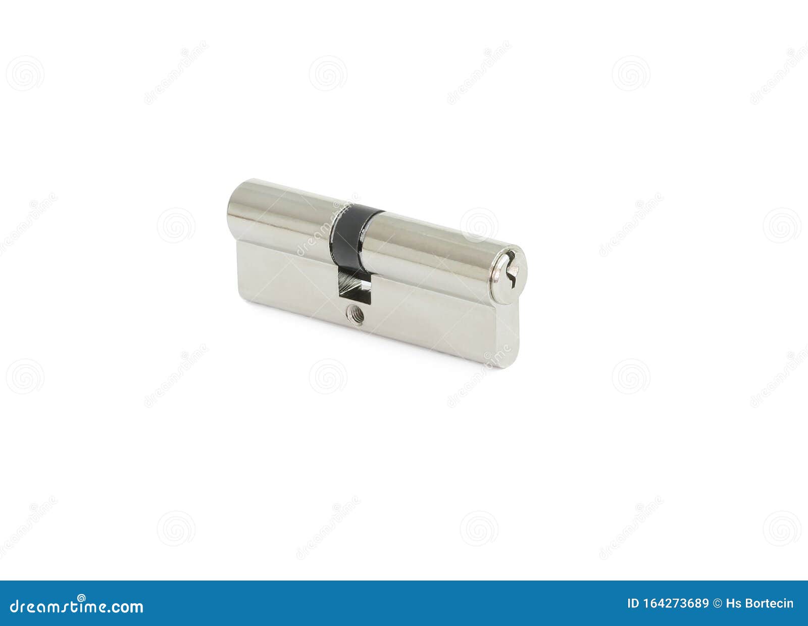 Door lock cylinder core. stock image. Image of extreme - 164273689