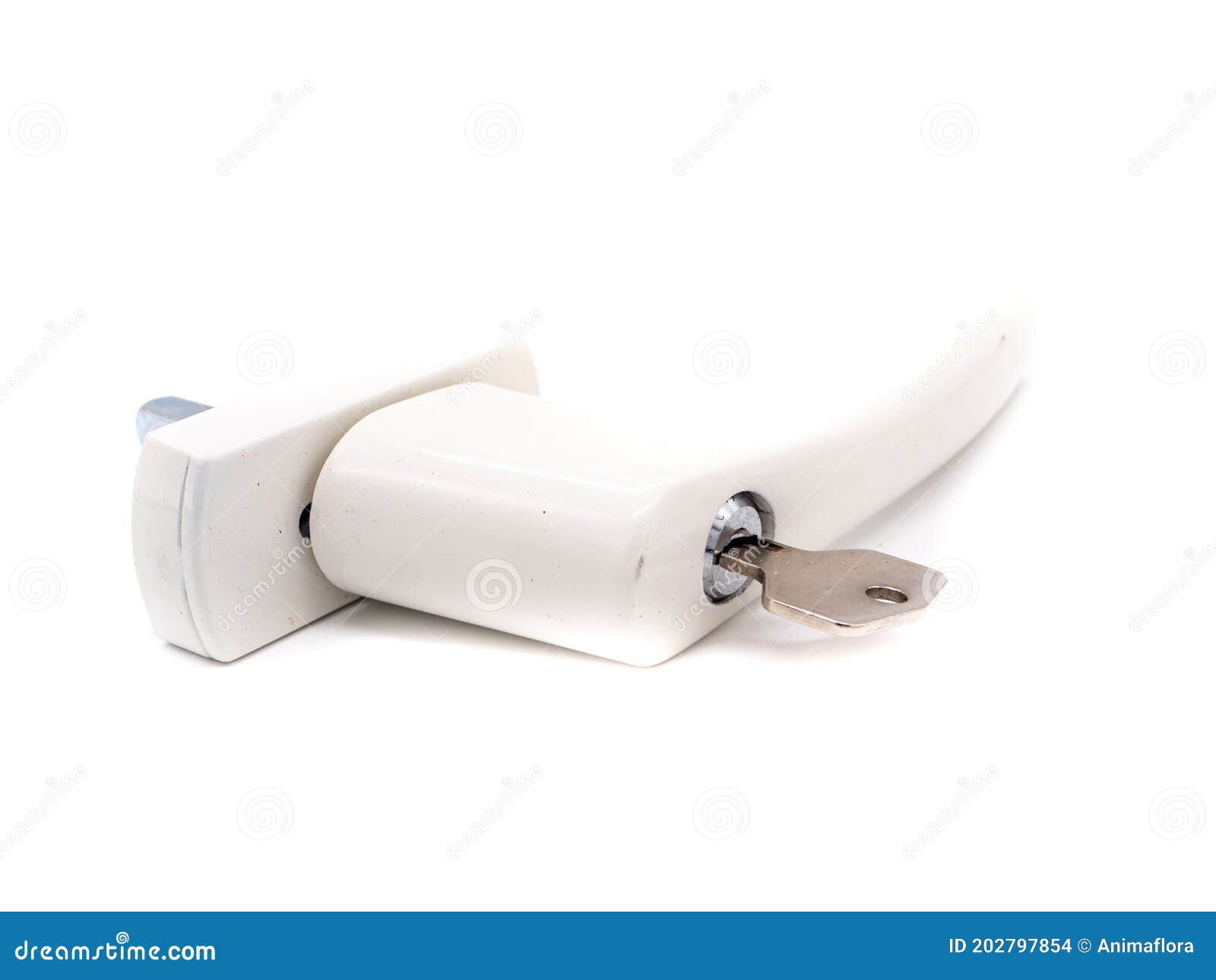 Door Lock Locking System Isolated on White Background Stock Photo ...