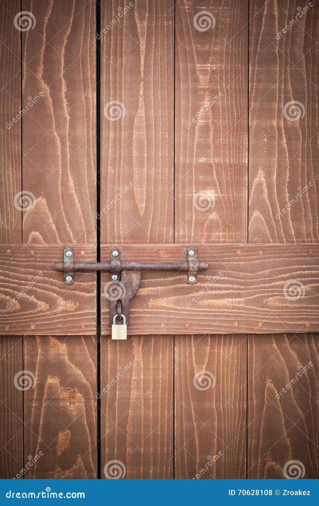 Door lock stock photo. Image of door, closeup, padlock - 70628108