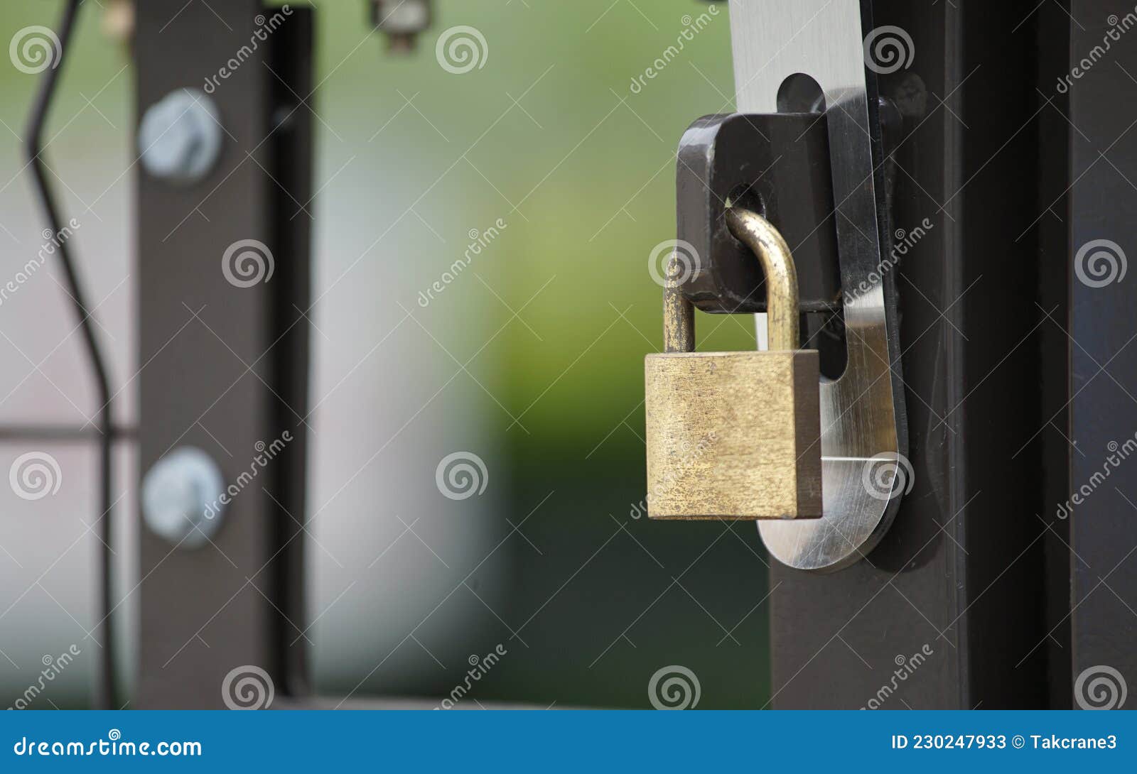 Lock stock image. Image of scenery, metal, house, entrance - 230247933