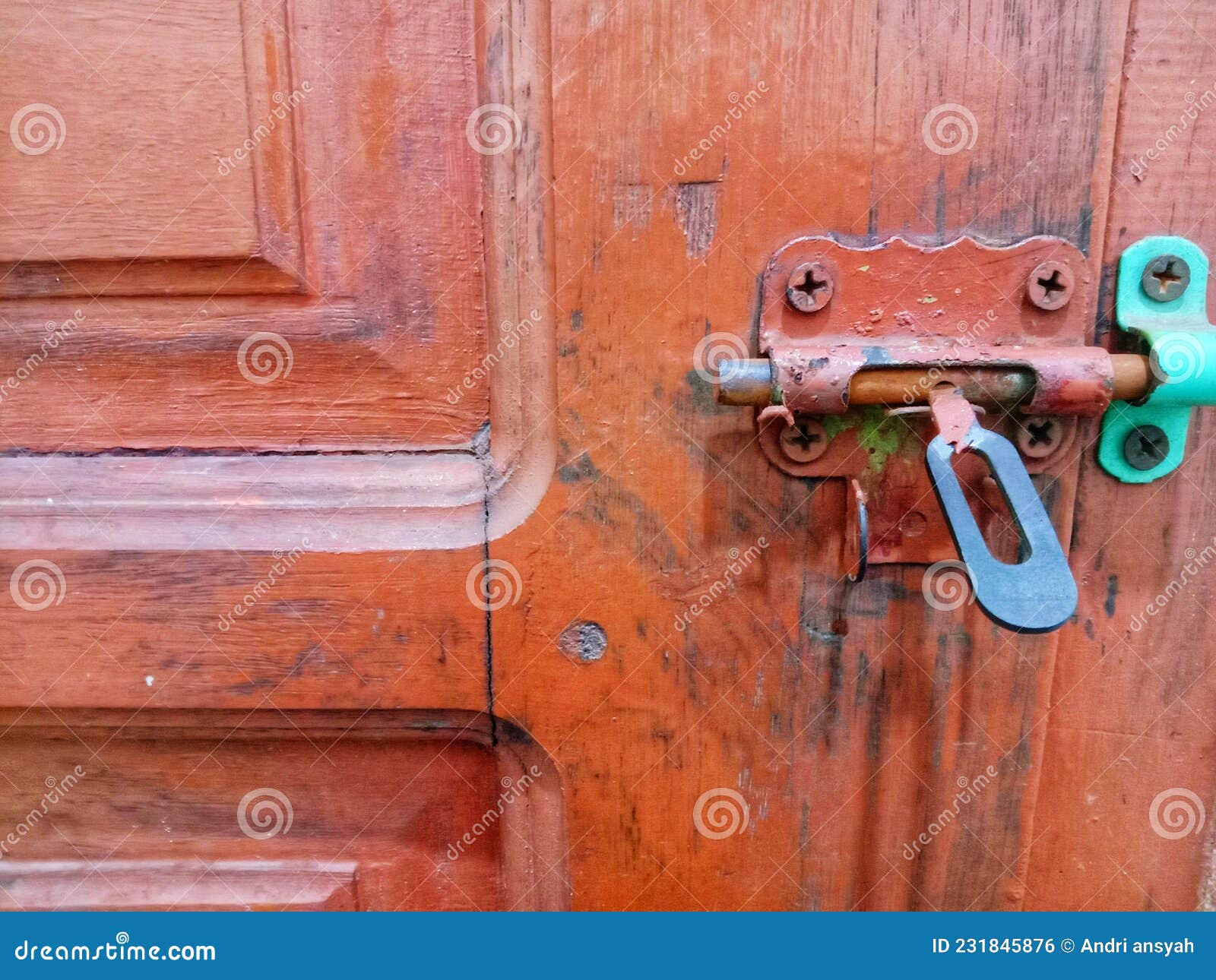 Door Locks that Have Started To Rust and are Damaged Stock Photo ...