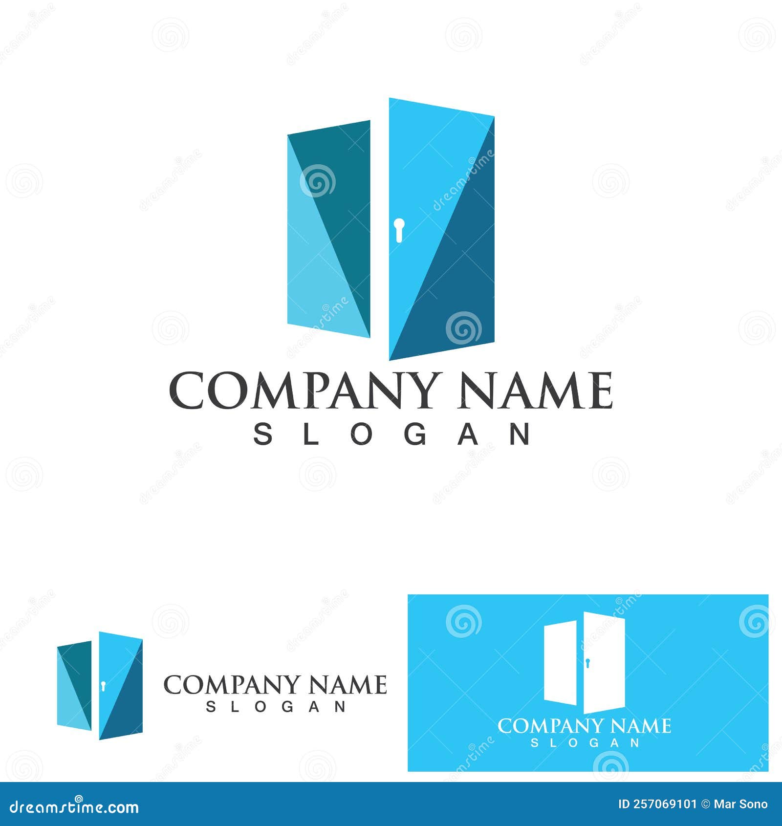 Door Logo and Symbol Vector Stock Vector - Illustration of door, symbol ...