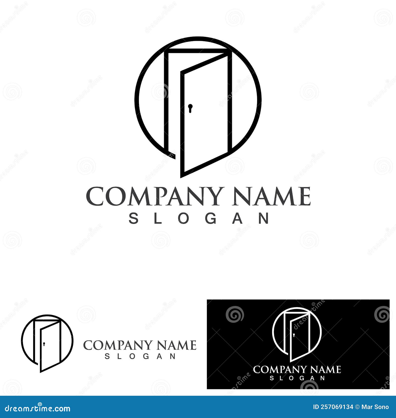 Door Logo and Symbol Vector Stock Vector - Illustration of template ...