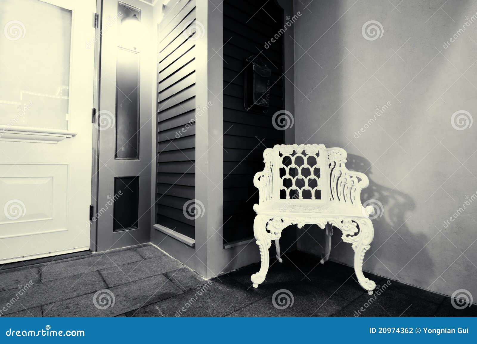The door at night stock photo. Image of west, night, home - 20974362