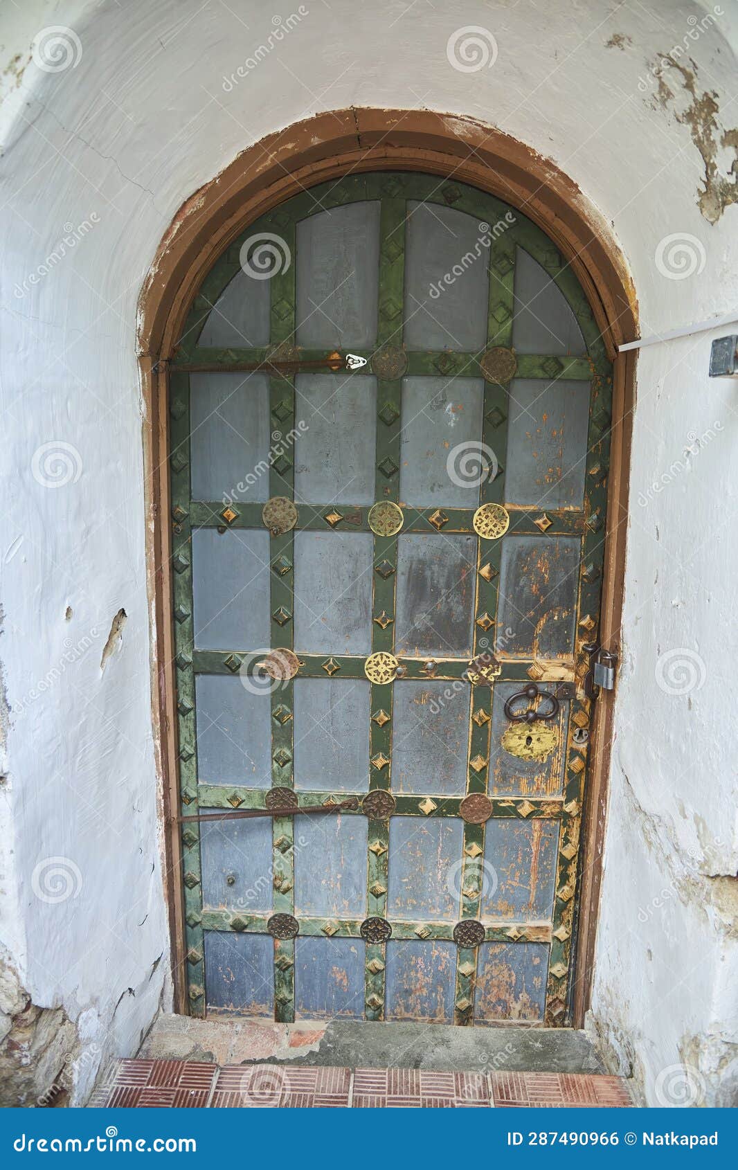 The Door of an Old Building, the Middle Ages. Stock Photo - Image of ...