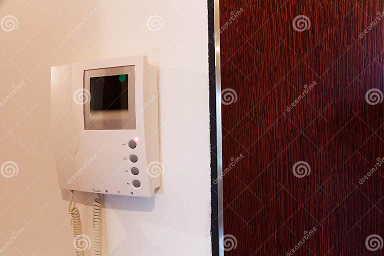 Door phone stock image. Image of phone, home, entry, detail - 39802425