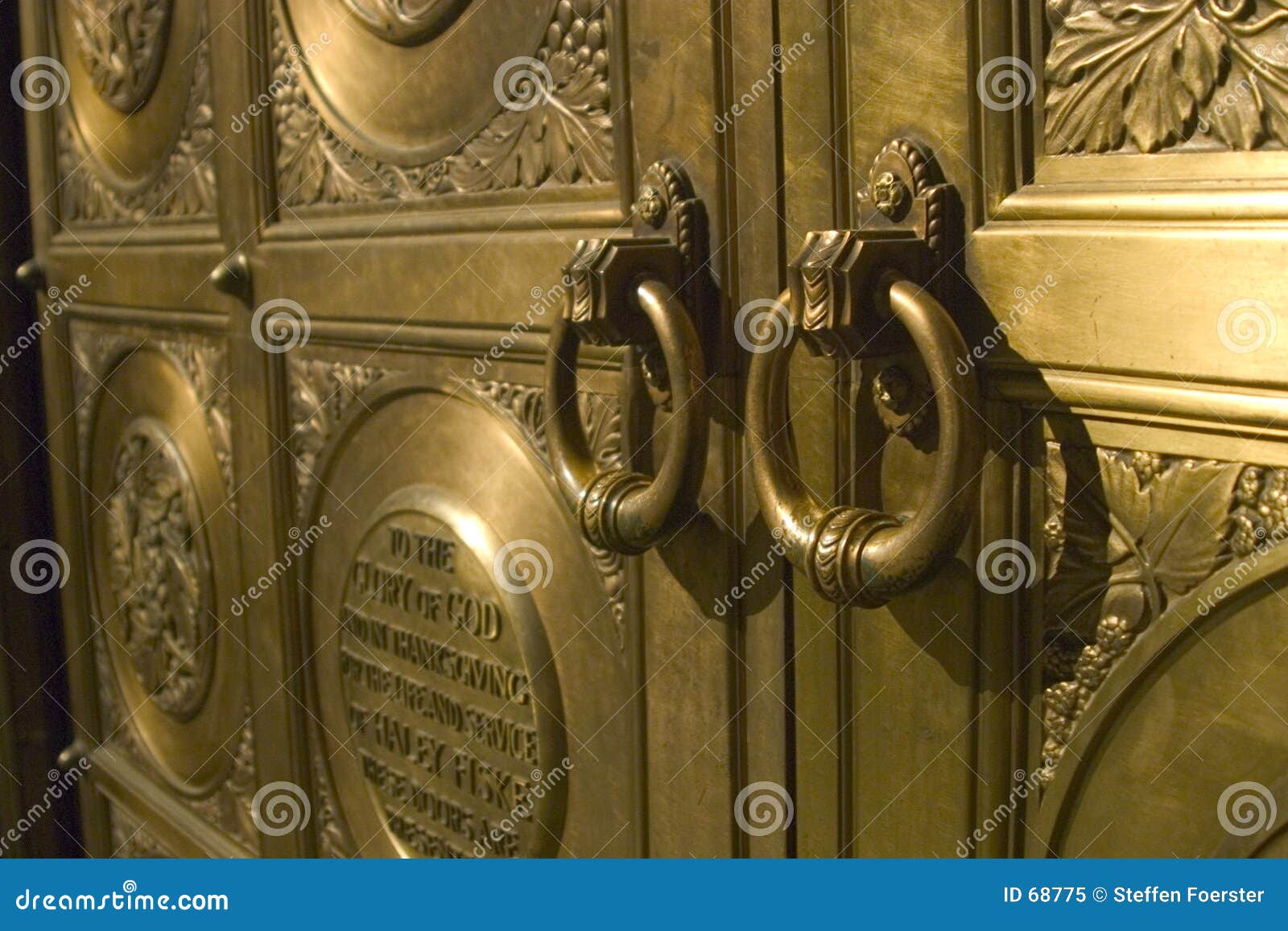 Door Rings stock image. Image of handle, gate, door, church - 68775