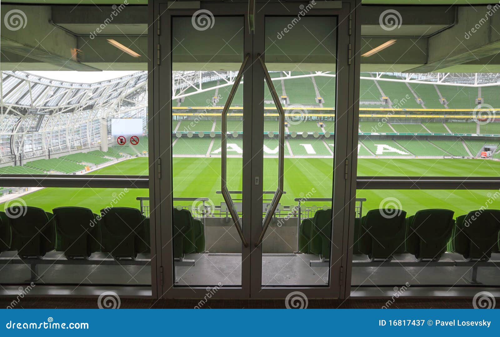 Door and Rows of Seats in Stadium Editorial Photography - Image of ...