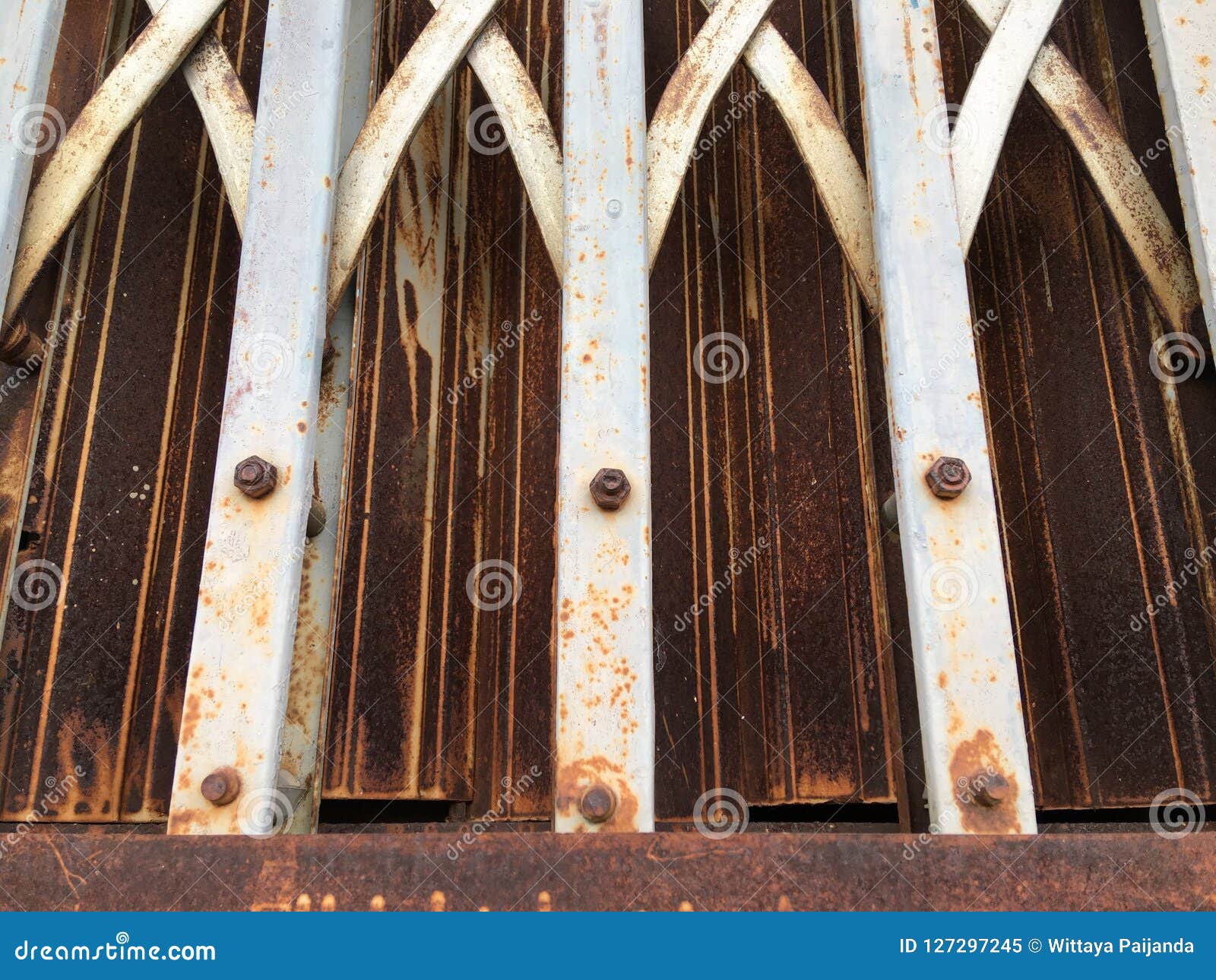 Door rust steels stock image. Image of door, rust, wall - 127297245