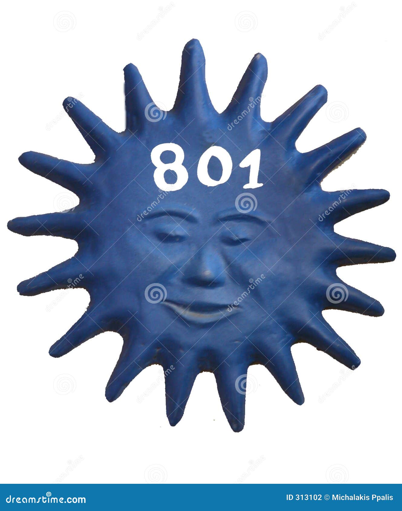 Sun Door bue sign stock illustration. Illustration of number - 313102