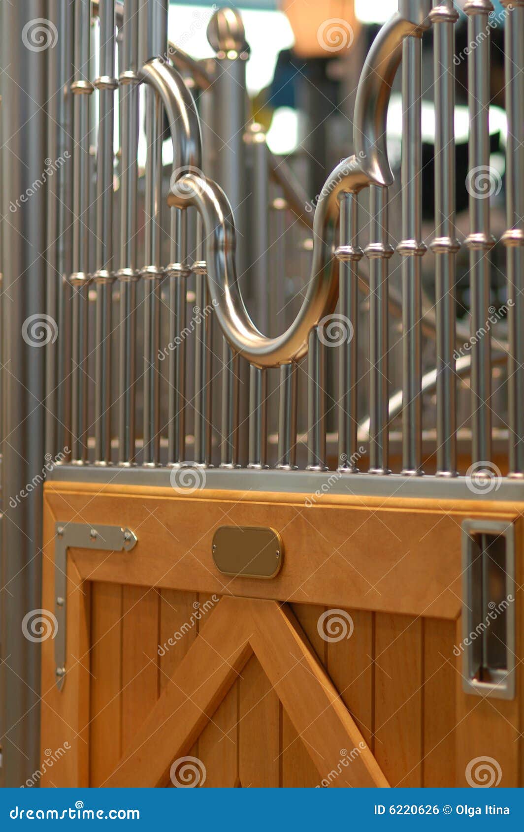 Door of the stable box stock photo. Image of black, stable - 6220626