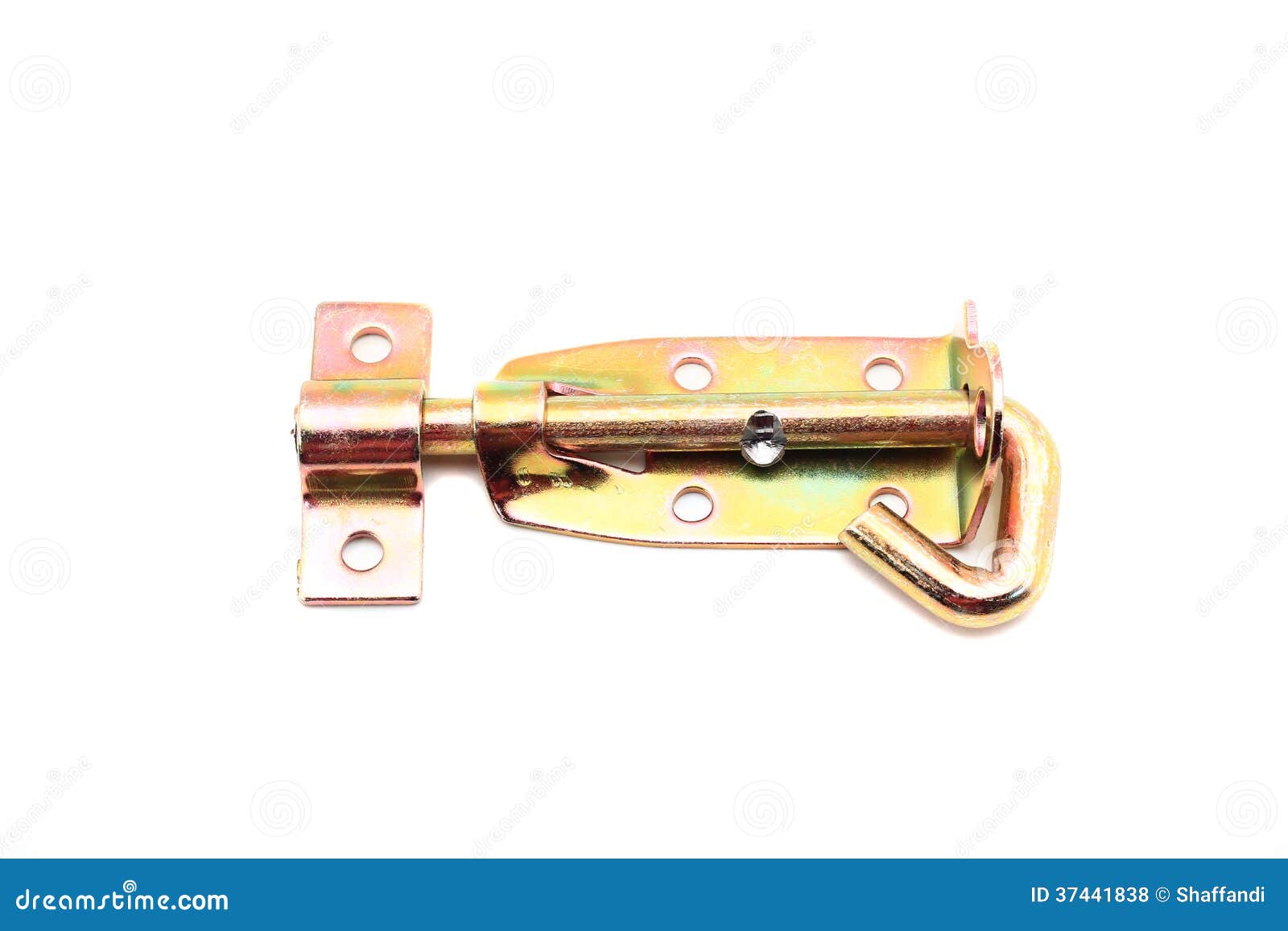 Door steel pad bolt stock photo. Image of home, detail - 37441838