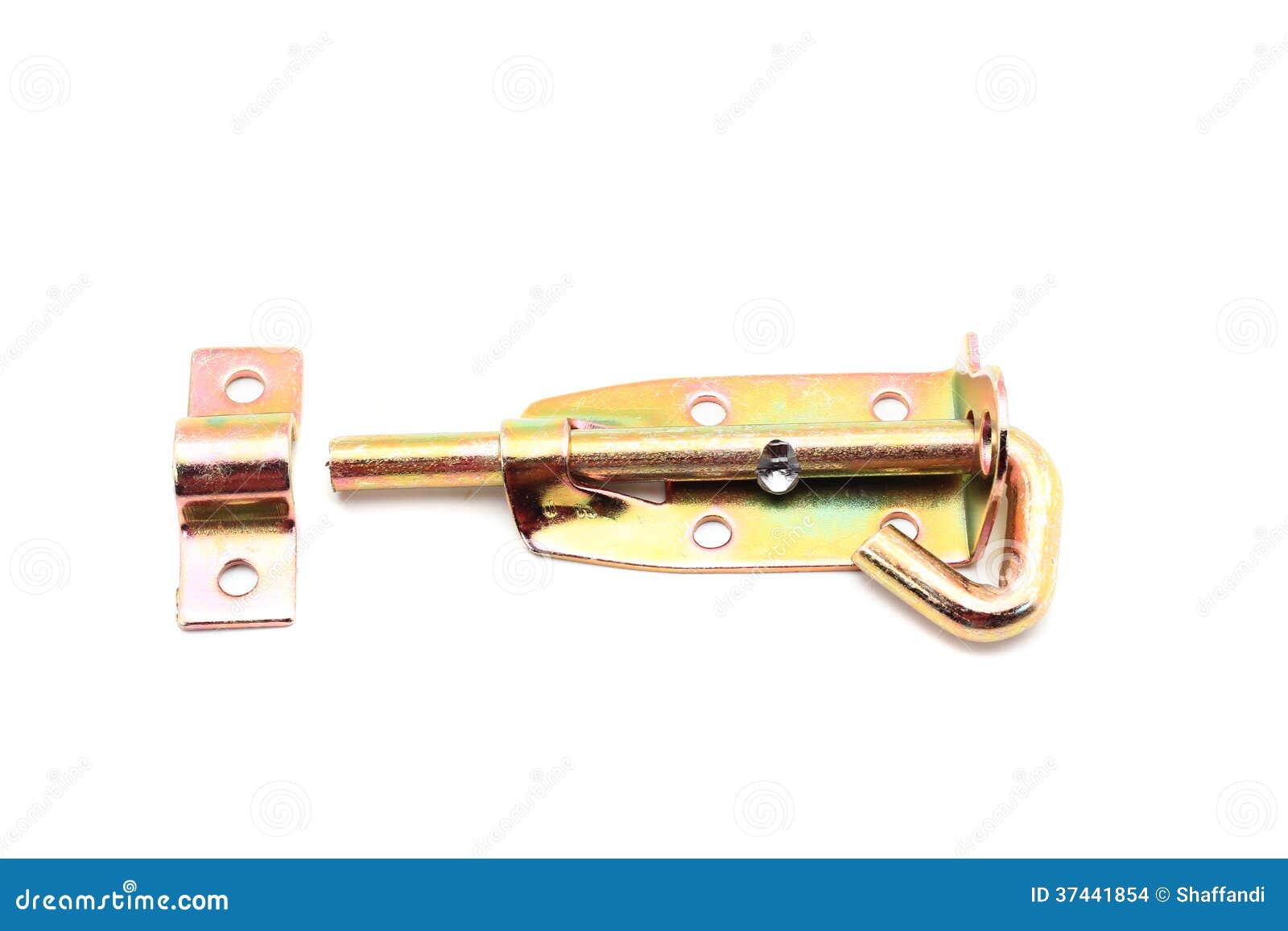 Door steel pad bolt stock photo. Image of manufacturing - 37441854