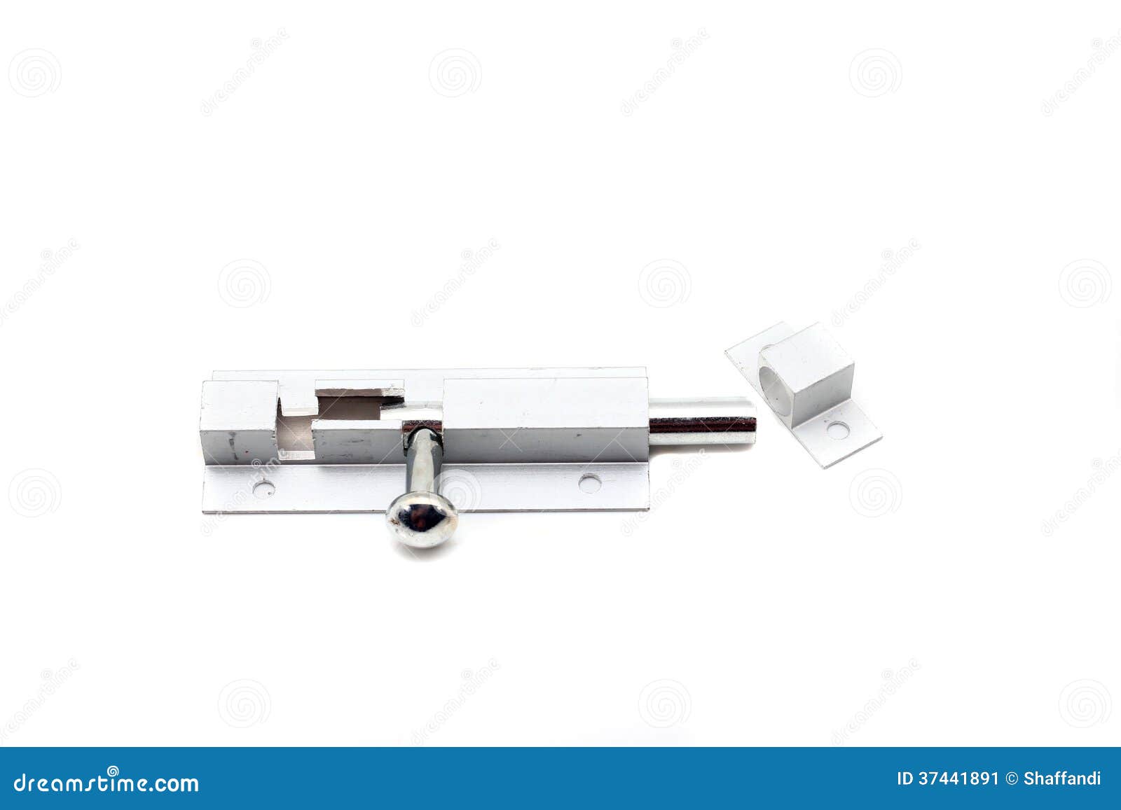 Door steel pad bolt stock image. Image of gear, improvement - 37441891