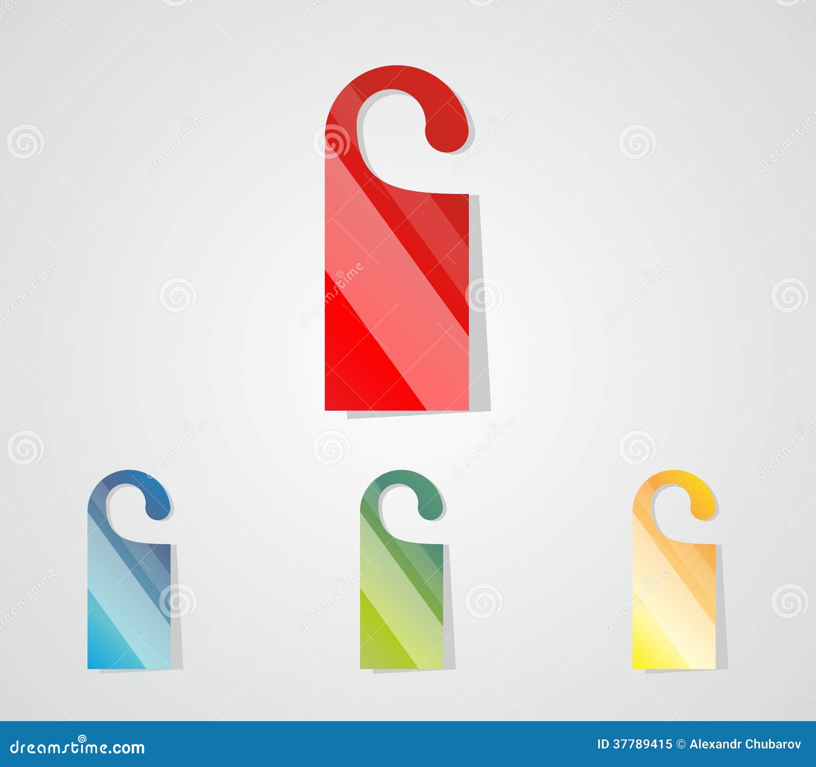 Door tag stock illustration. Illustration of badge, banner - 37789415