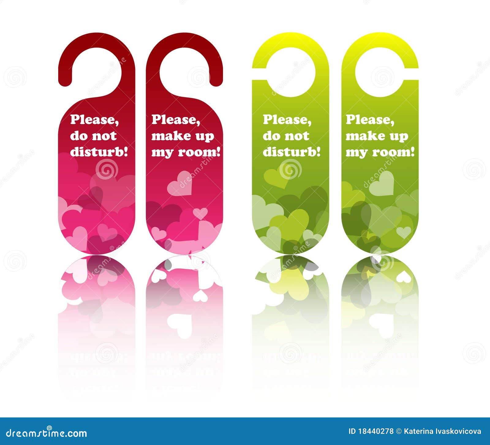 Door tags stock vector. Illustration of instructions - 18440278