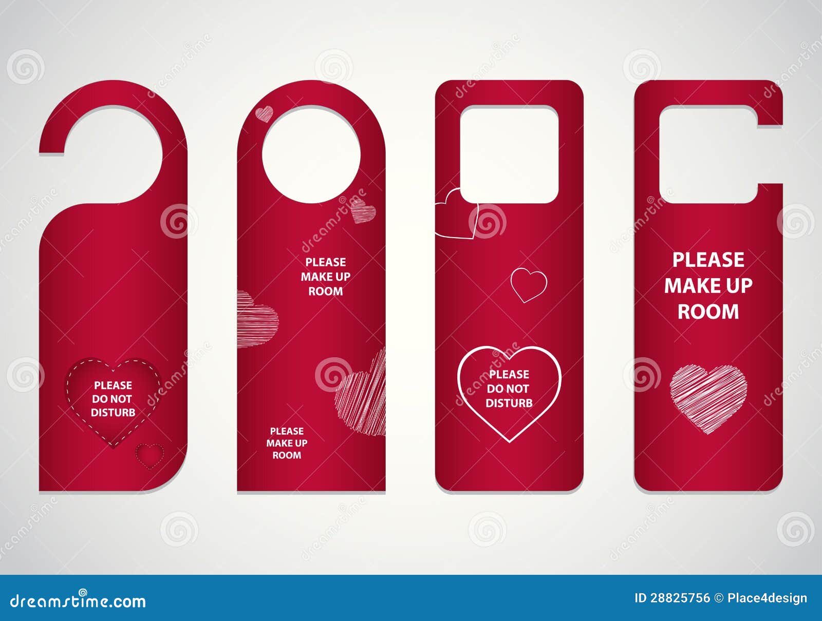 Door tags stock vector. Illustration of entrance, hanger - 28825756