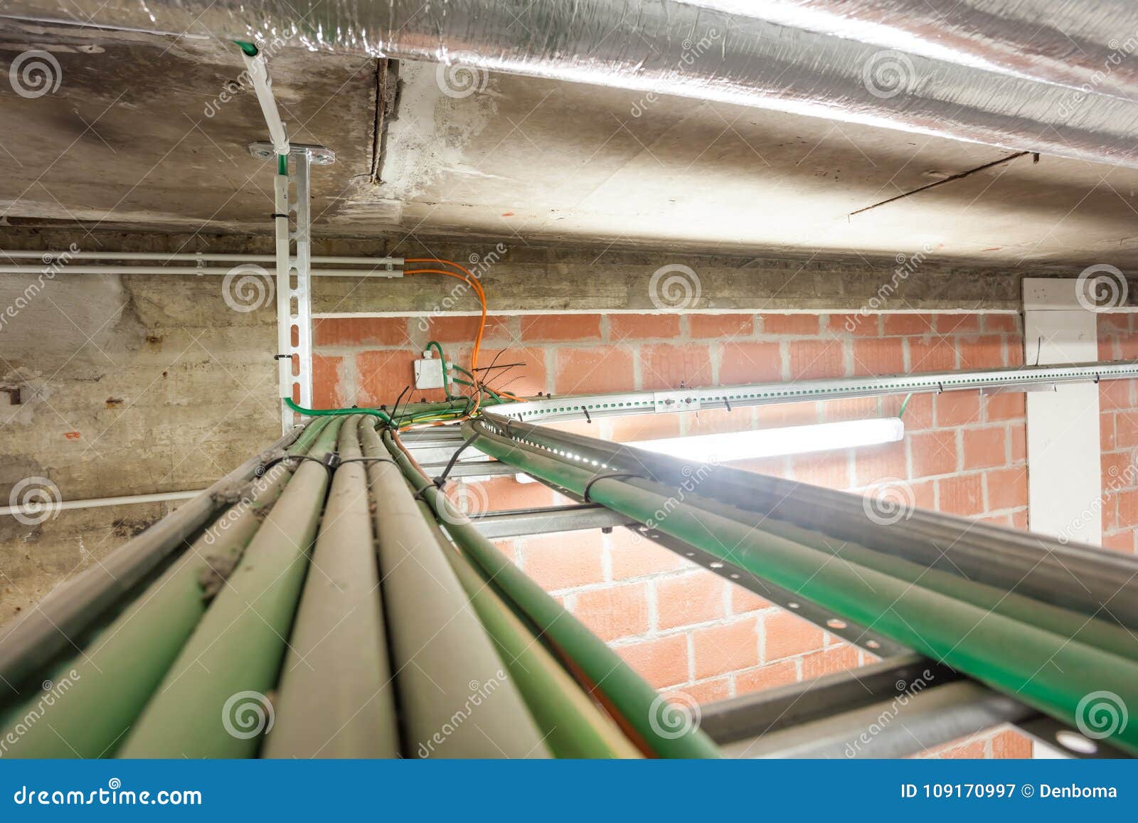 Door in the technical area stock image. Image of meter - 109170997