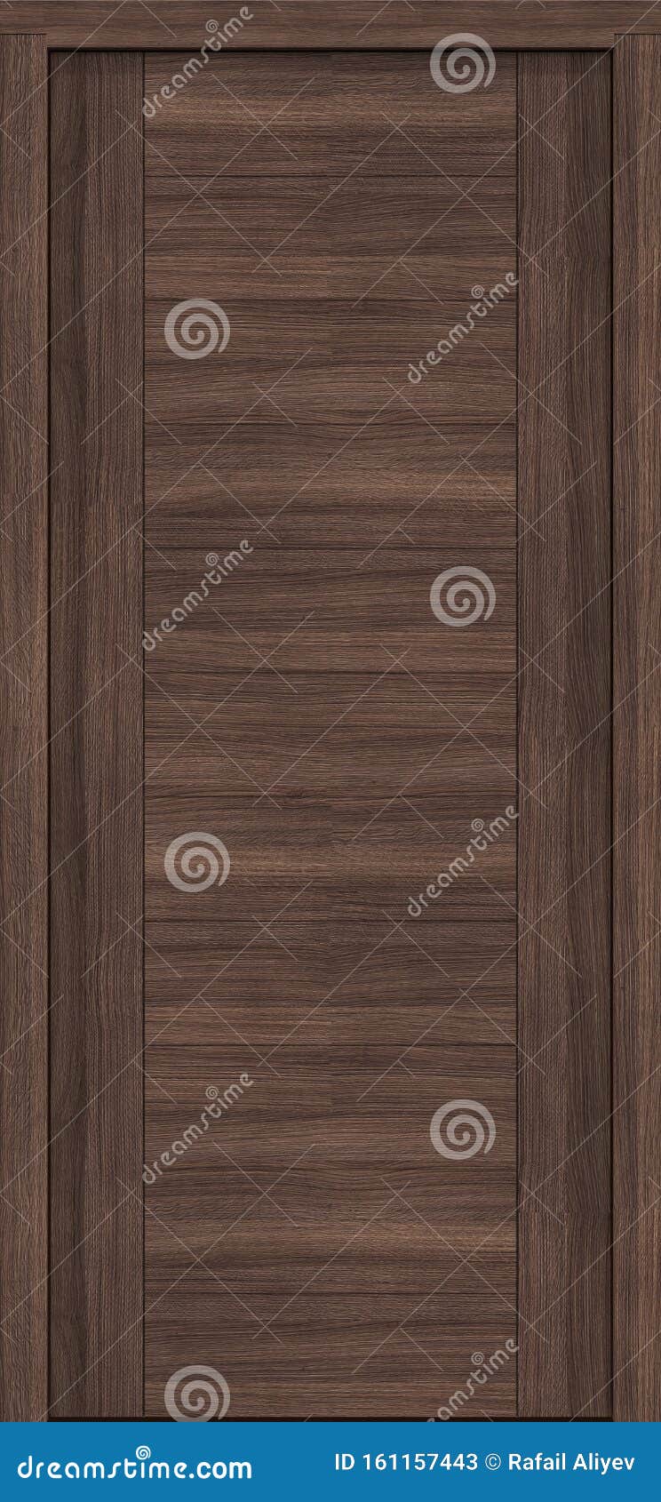 Door Texture, Dark Walnut Color for Modern Interior 3D Render. Stock ...