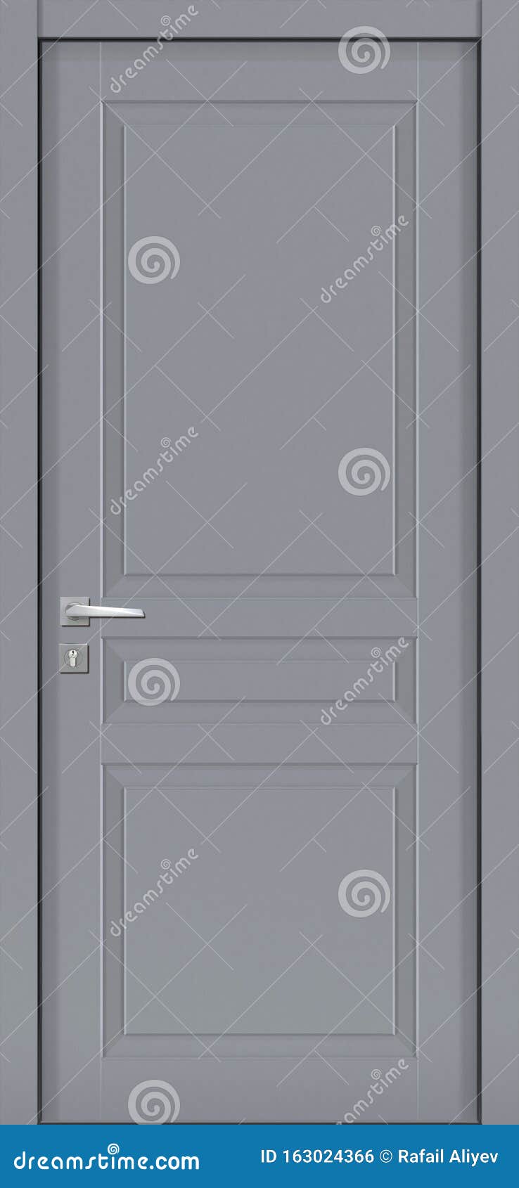 Door Texture, Gray Color for Modern Interior 3D Render. Stock ...