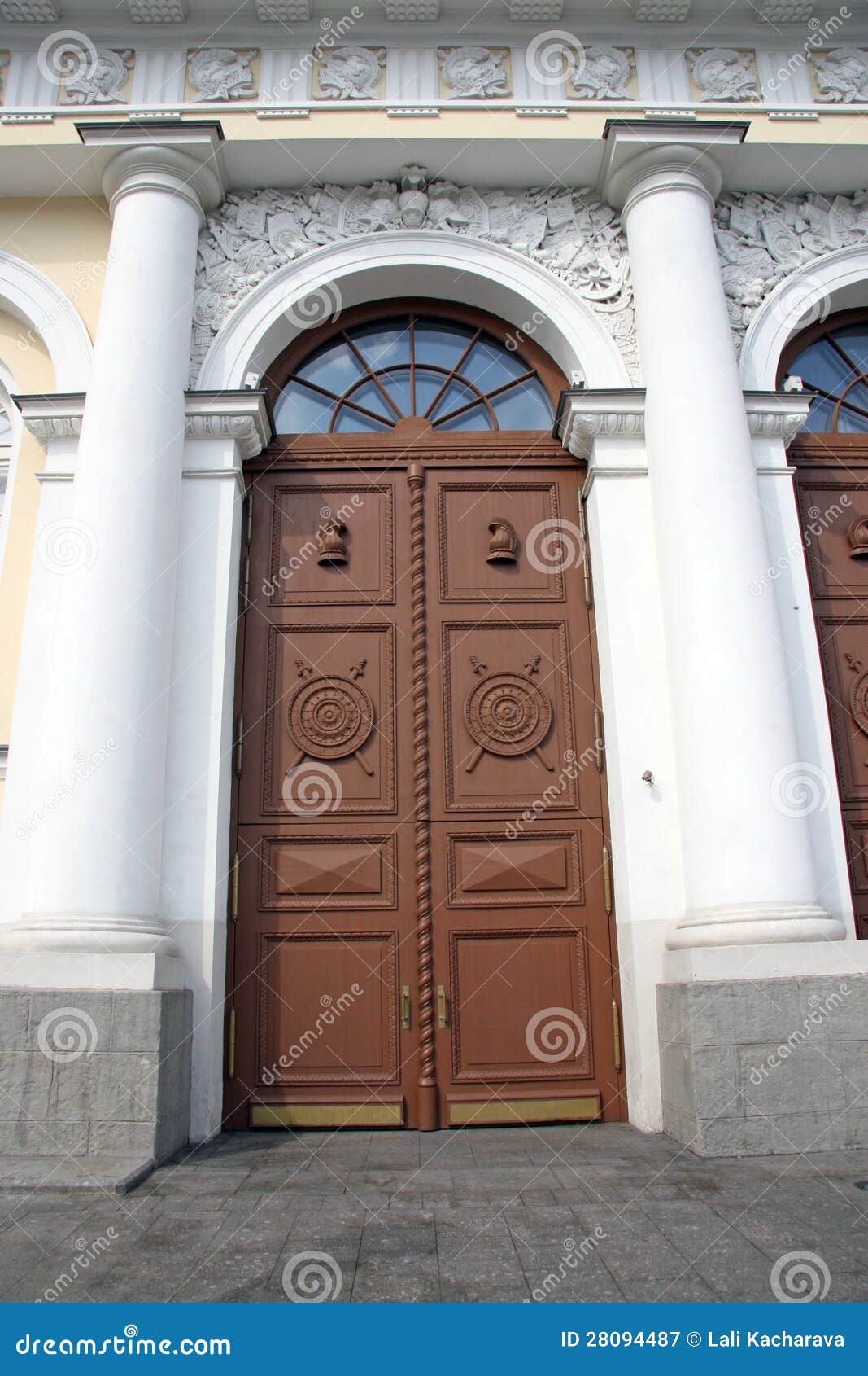 Door To the Arena in Red Square Stock Image - Image of arena ...