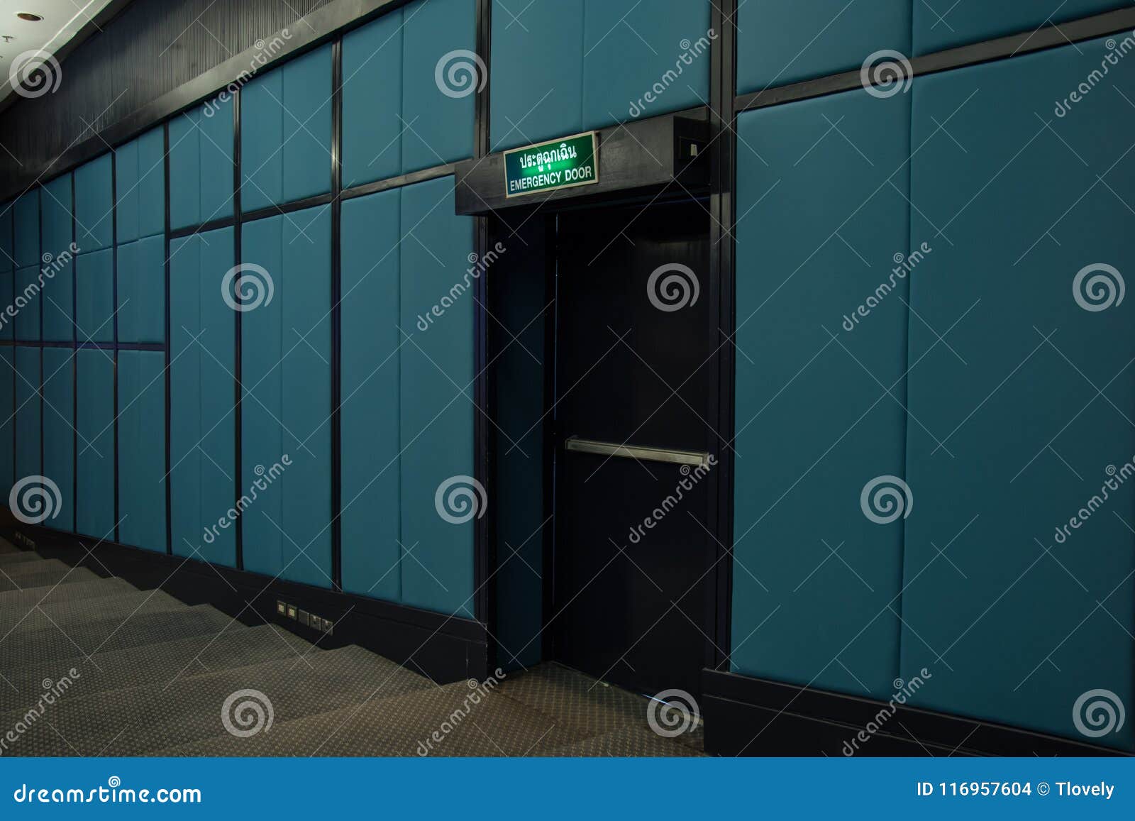 Door To Exit Room for a Business Meeting Stock Photo - Image of indoors ...