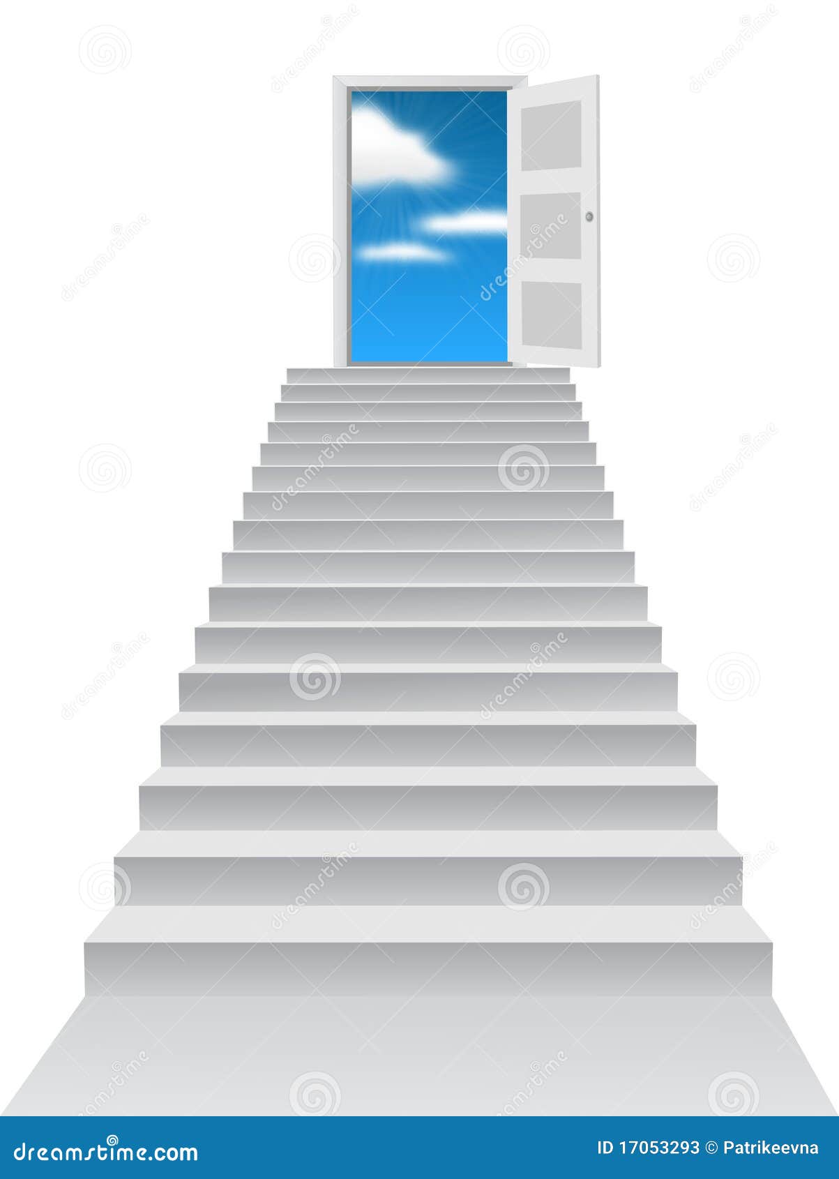 Door to heaven stock vector. Illustration of drawing - 17053293