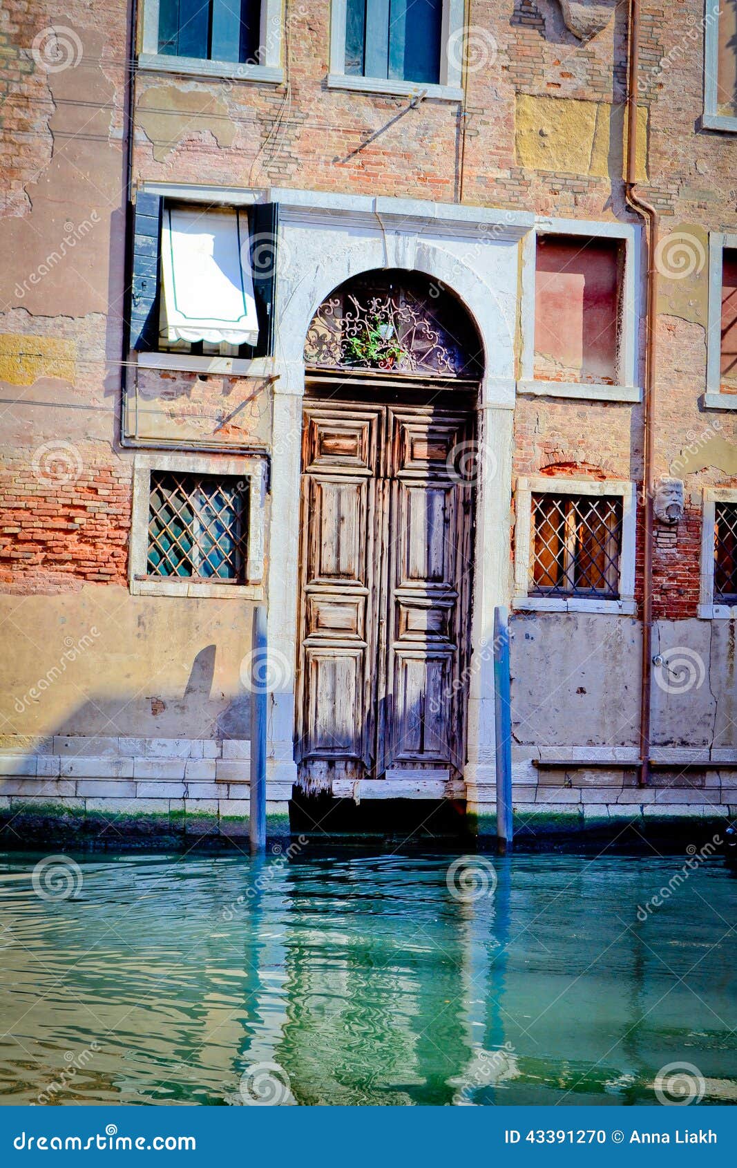 Door in water stock photo. Image of venezia, exterior - 43391270