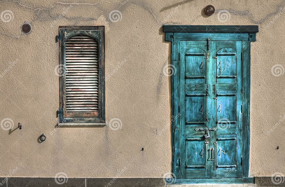 Door and window in hdr stock photo. Image of grip, home - 66709760