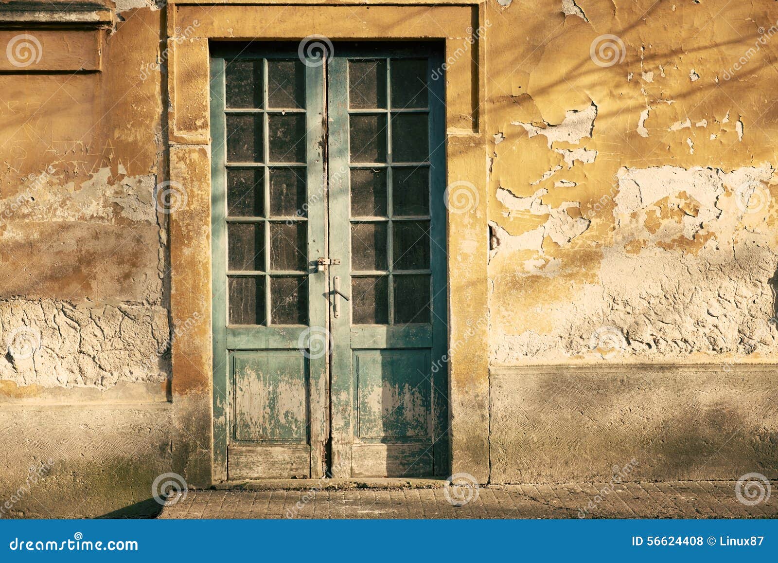 Door stock photo. Image of front, antique, exterior, grungy - 56624408