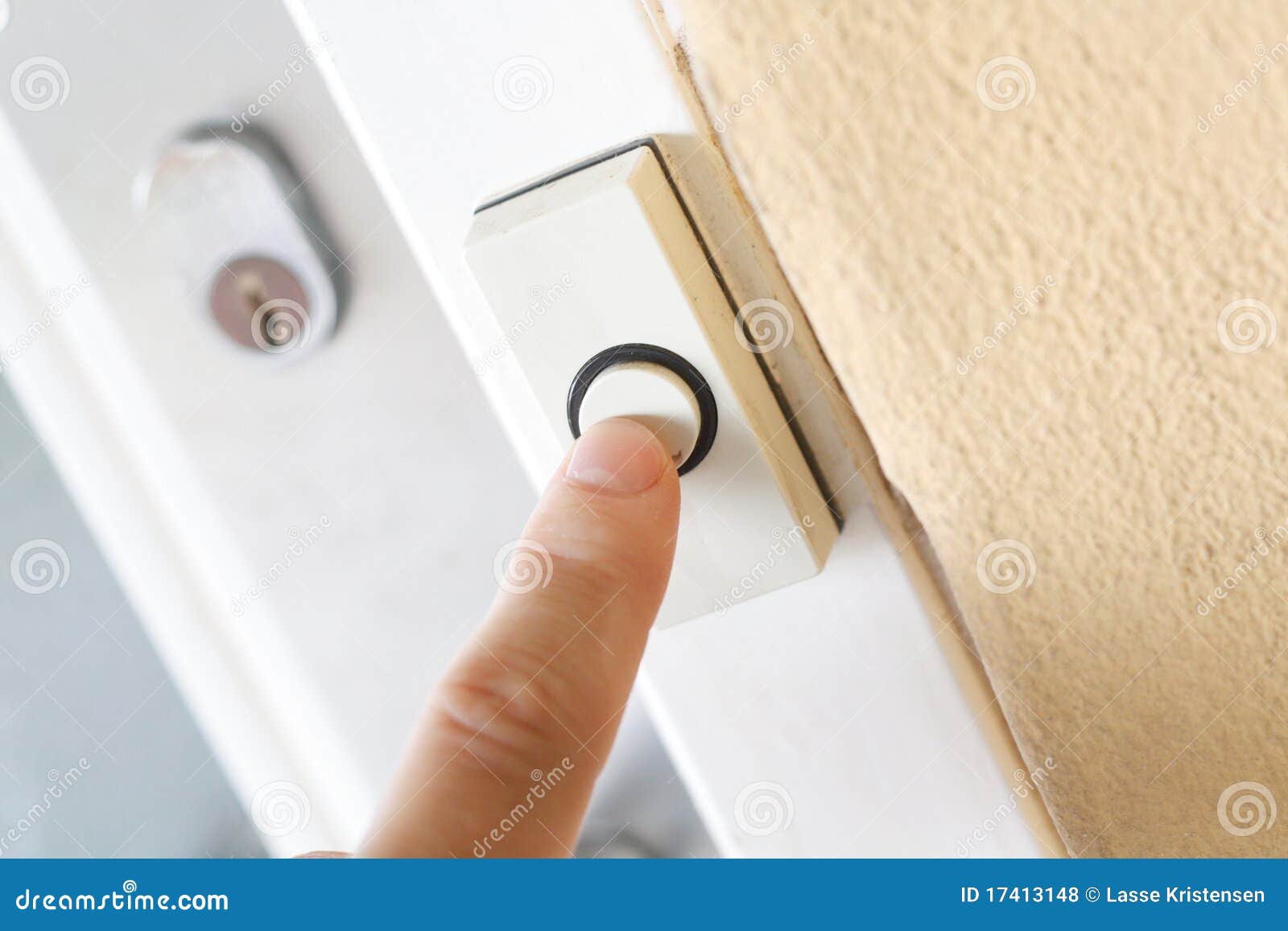 Doorbell stock photo. Image of brass, pressing, visit - 17413148