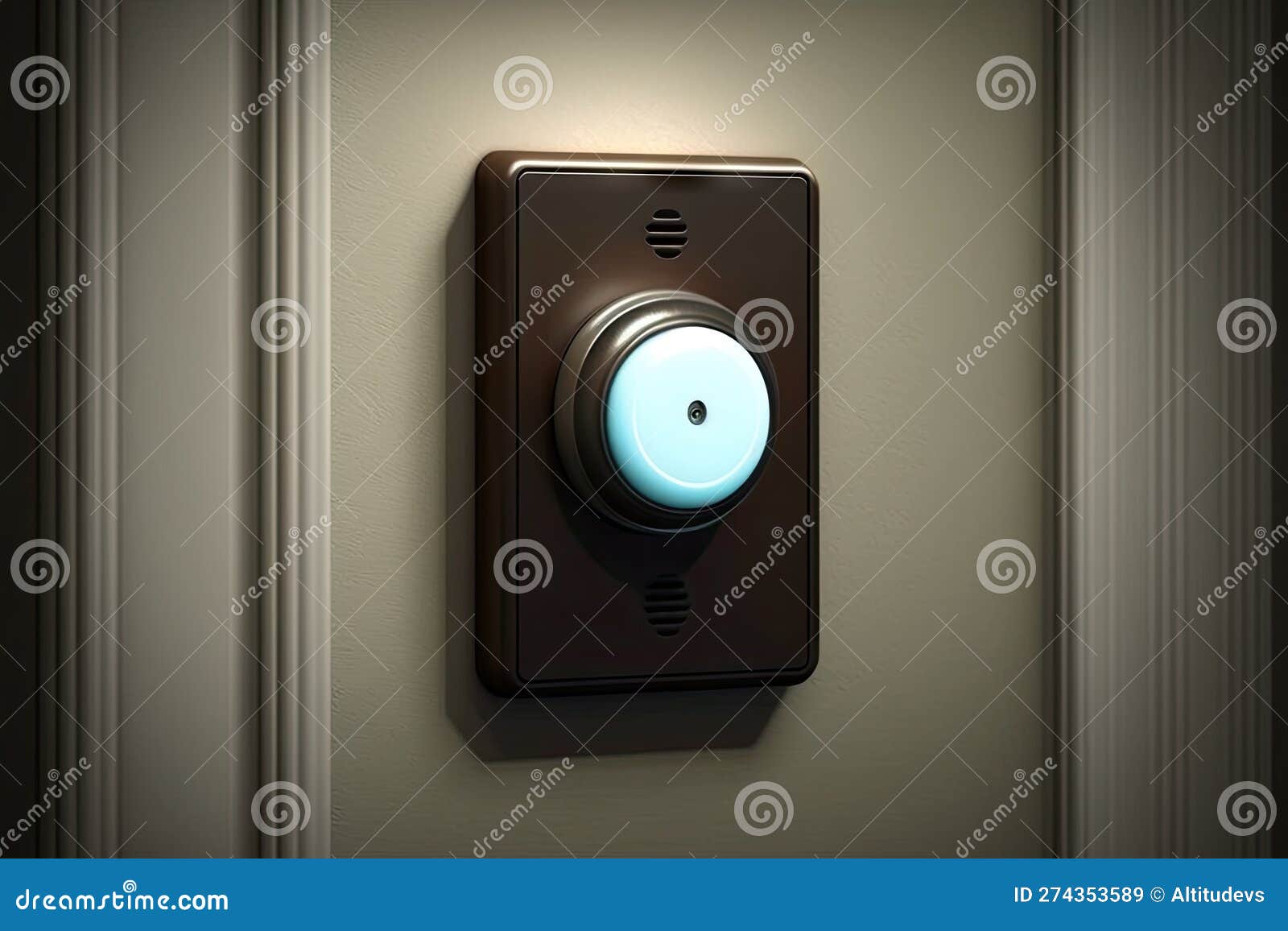 Doorbell Button with a Battery Light, To Indicate when the Device is ...