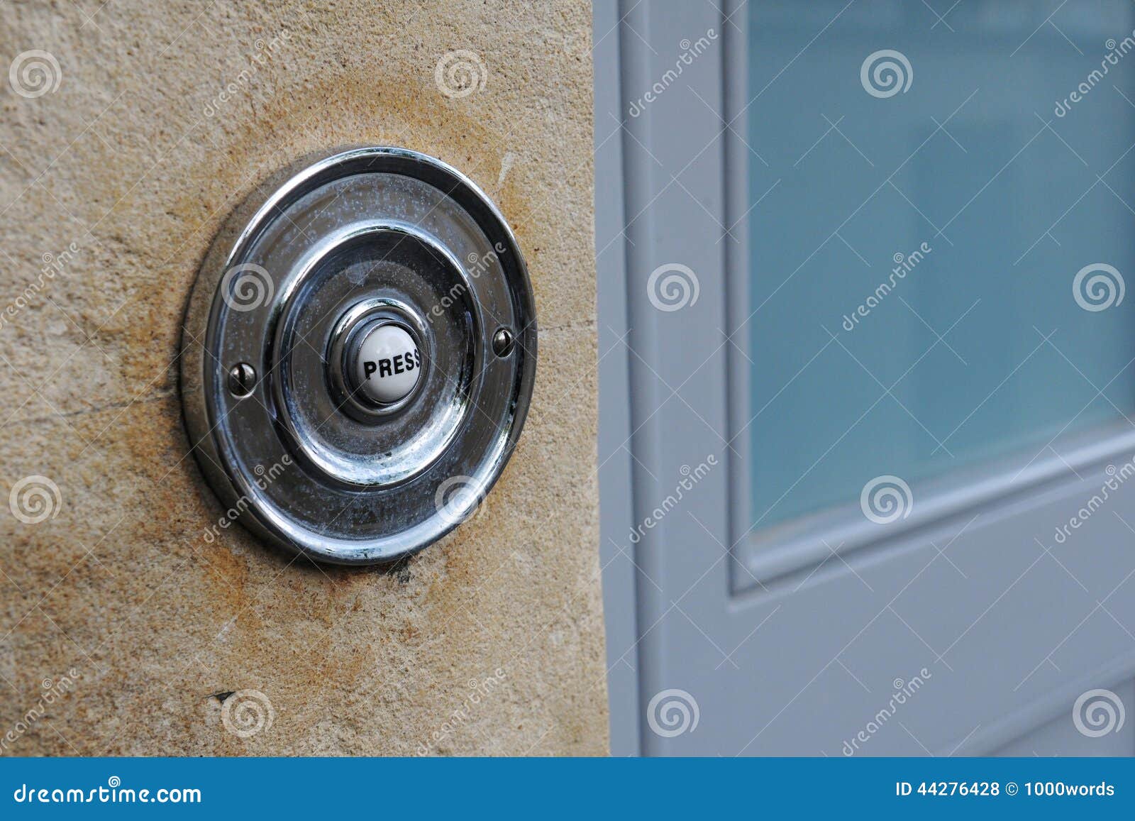 Doorbell Button stock photo. Image of agency, buttons - 44276428