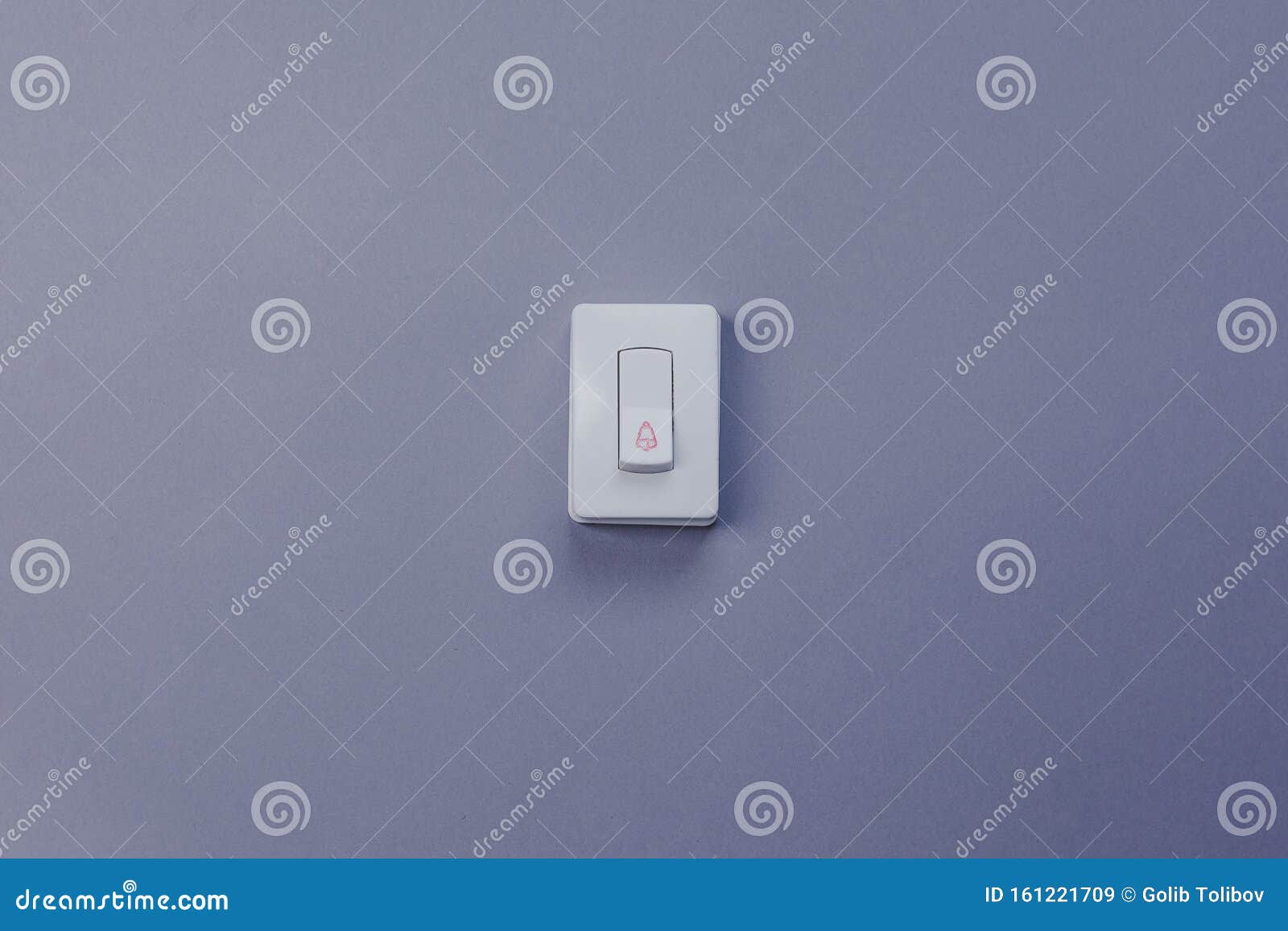 Doorbell button on grey stock image. Image of gate, device - 161221709