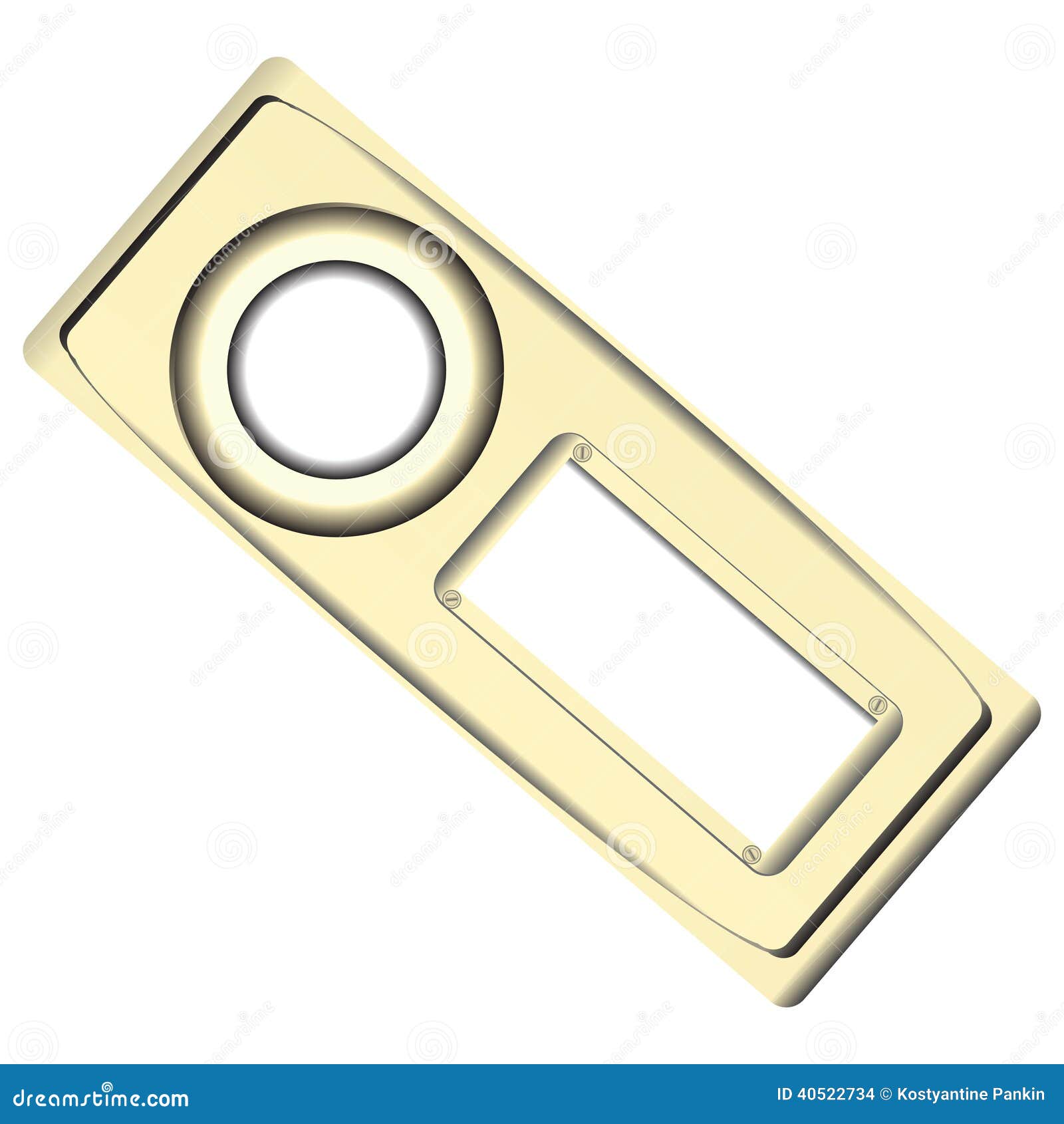 Doorbell button stock vector. Illustration of modern - 40522734 Doorbell button stock vector. Illustration of modern - 40522734