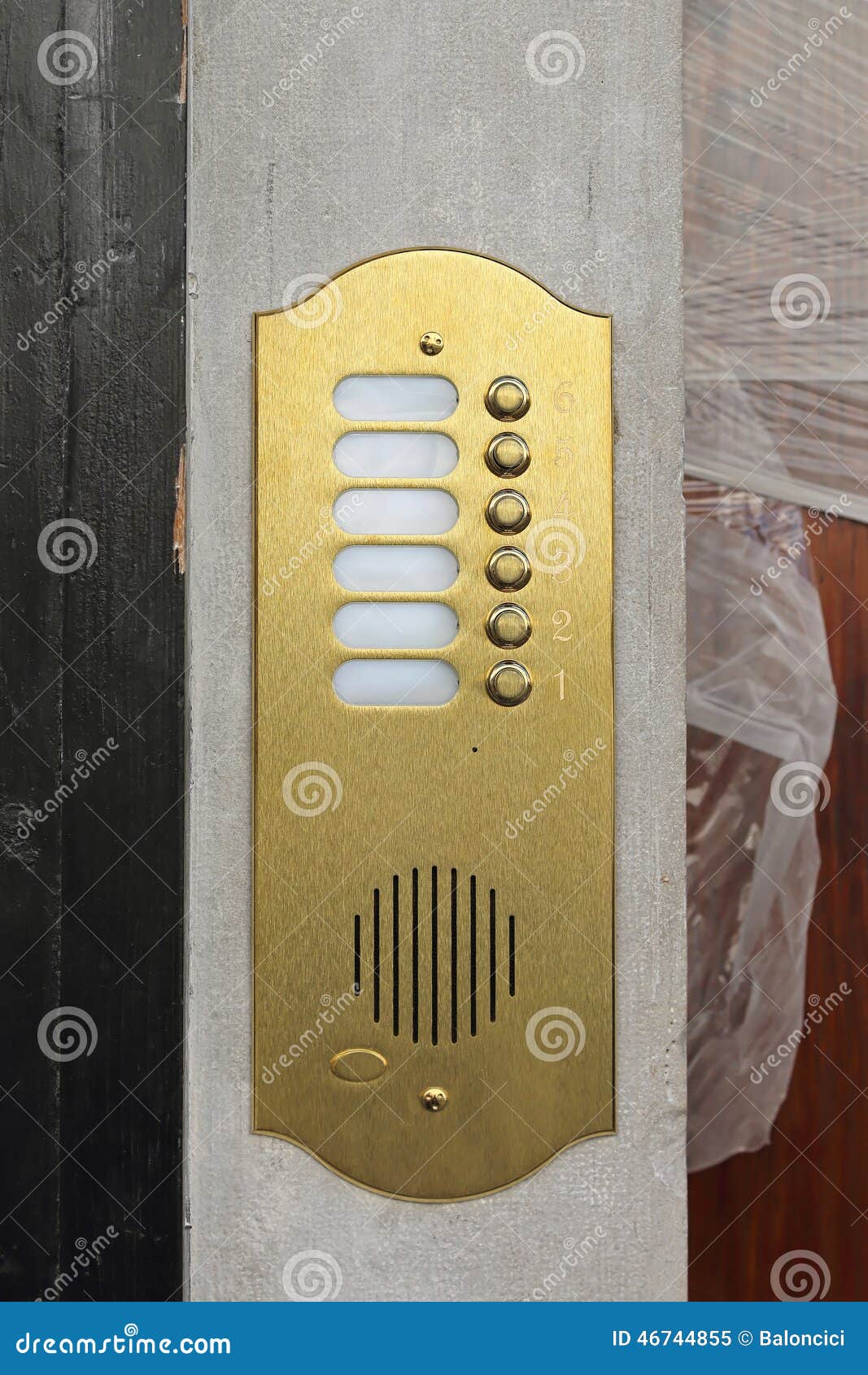 Doorbell Intercom Stock Image | CartoonDealer.com #46744855