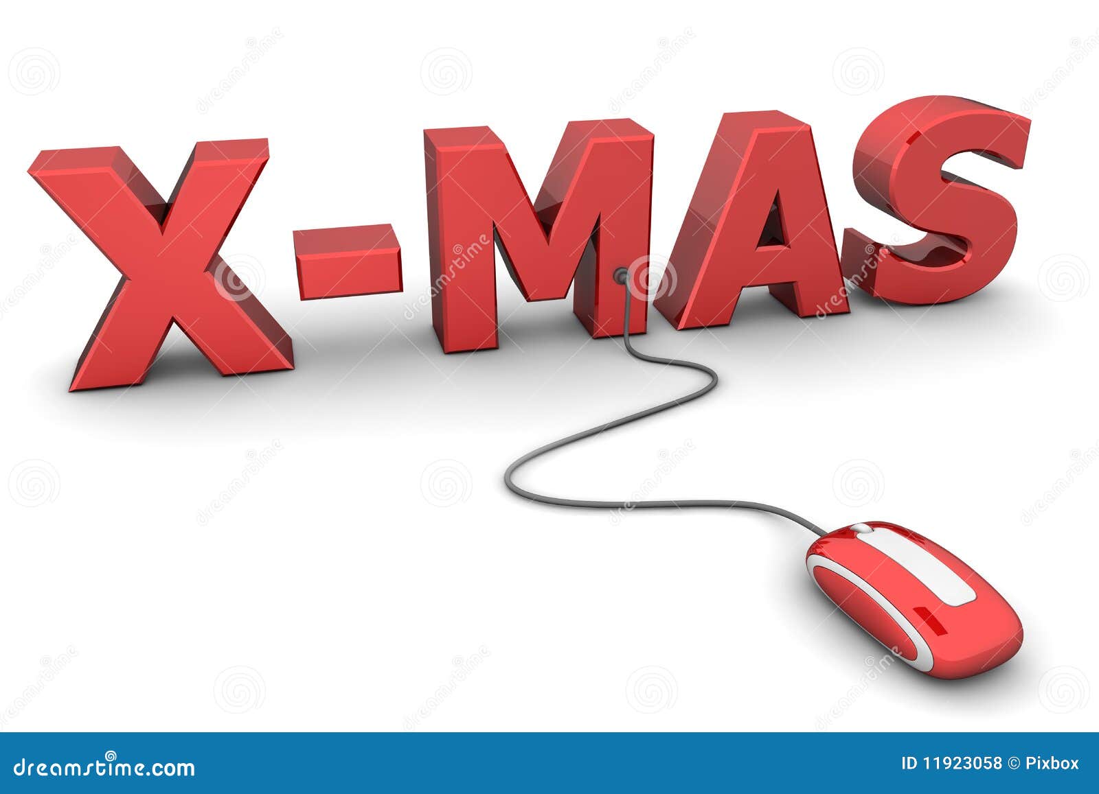 Doorblader Rode Kerstmis - Rode Muis Stock Illustratie - Illustration ...