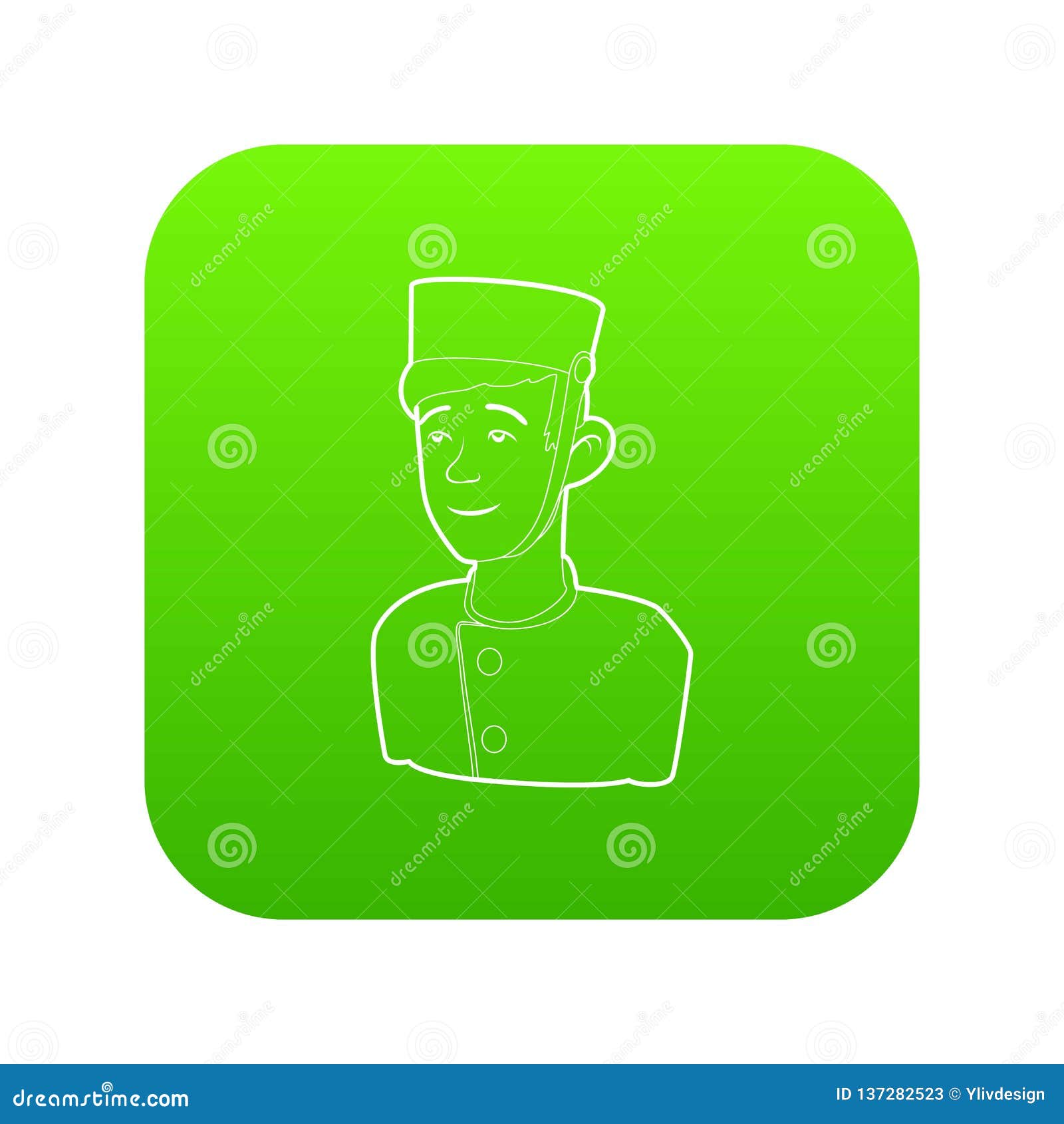 Doorman Icon Vector Sign And Symbol Isolated On White Background ...