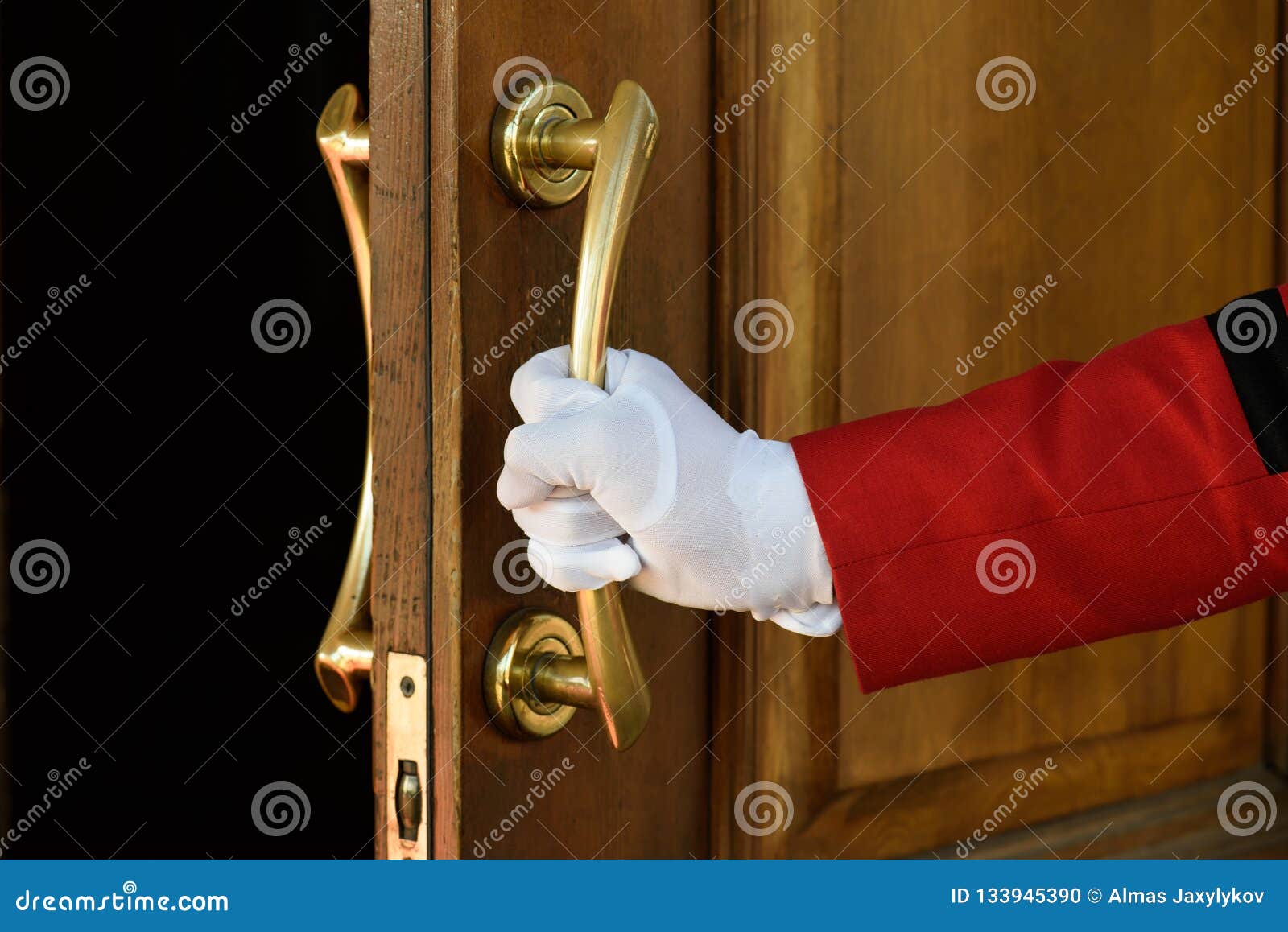 Wet Doorman Royalty-Free Stock Photography | CartoonDealer.com #28092095