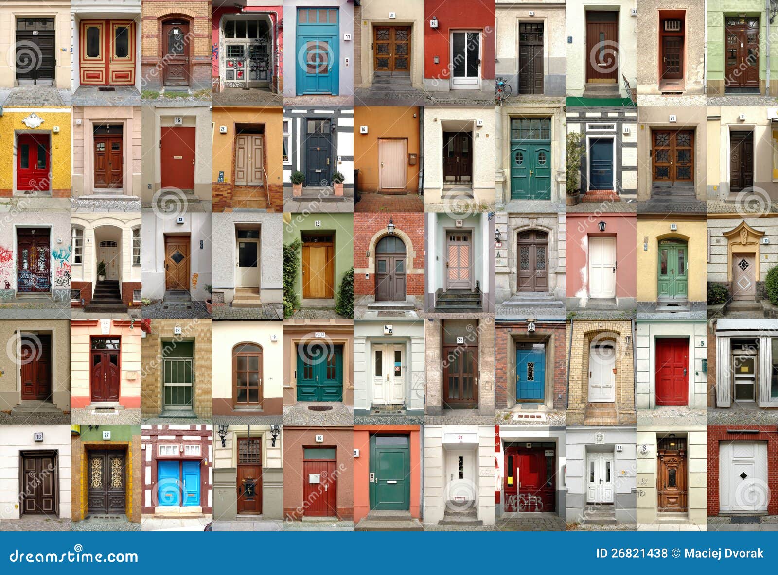 Doors - Berlin, Germany stock photo. Image of colours - 26821438