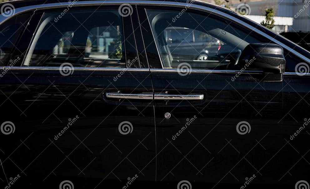 Doors of a Business Class Executive Car Stock Image - Image of colours ...