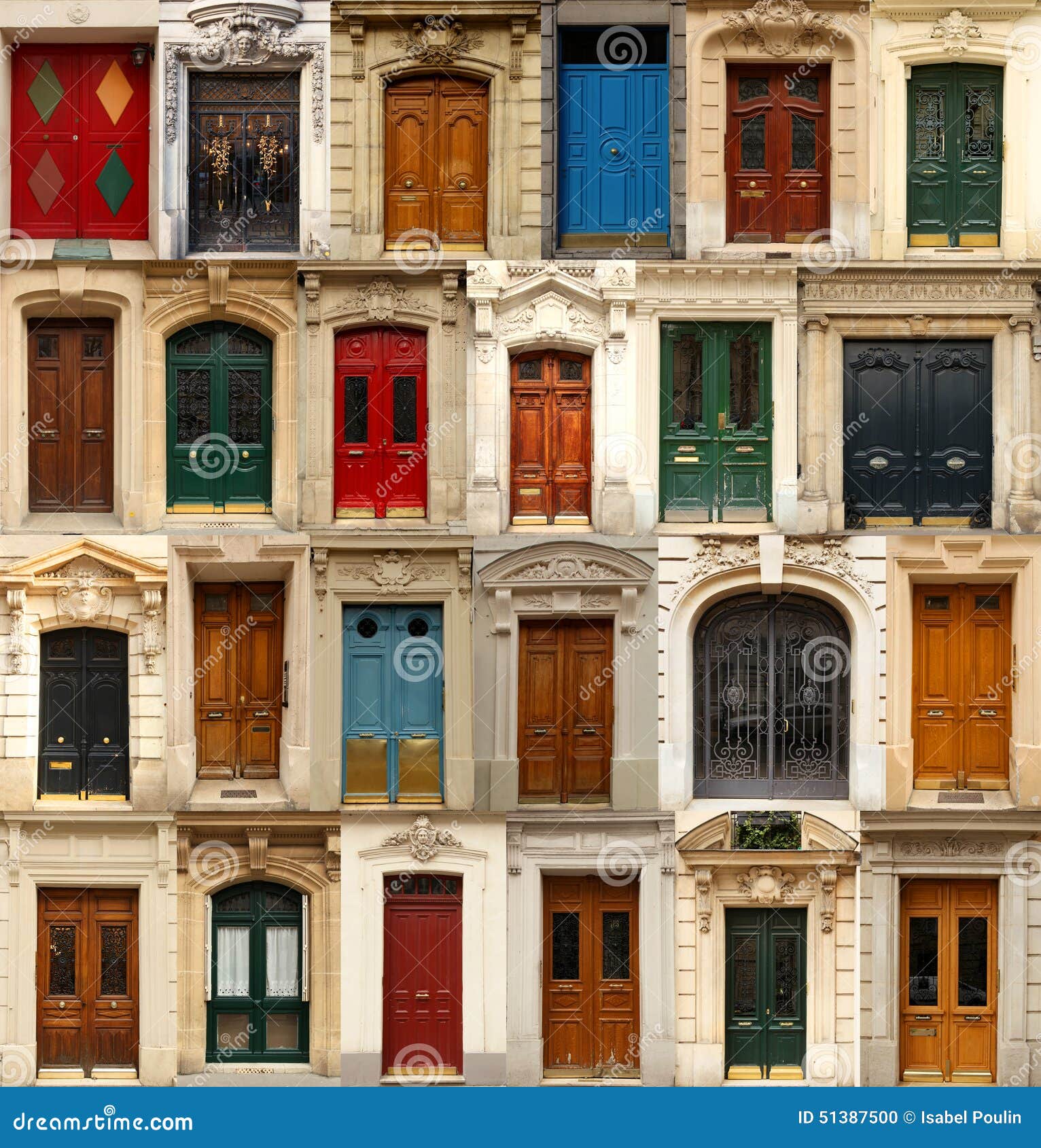 Doors collage stock photo. Image of doorway, background - 51387500