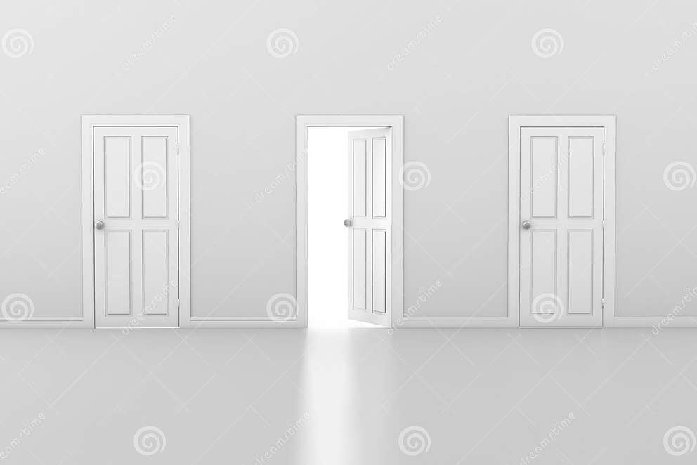 Doors stock illustration. Illustration of freedom, painting - 75997463